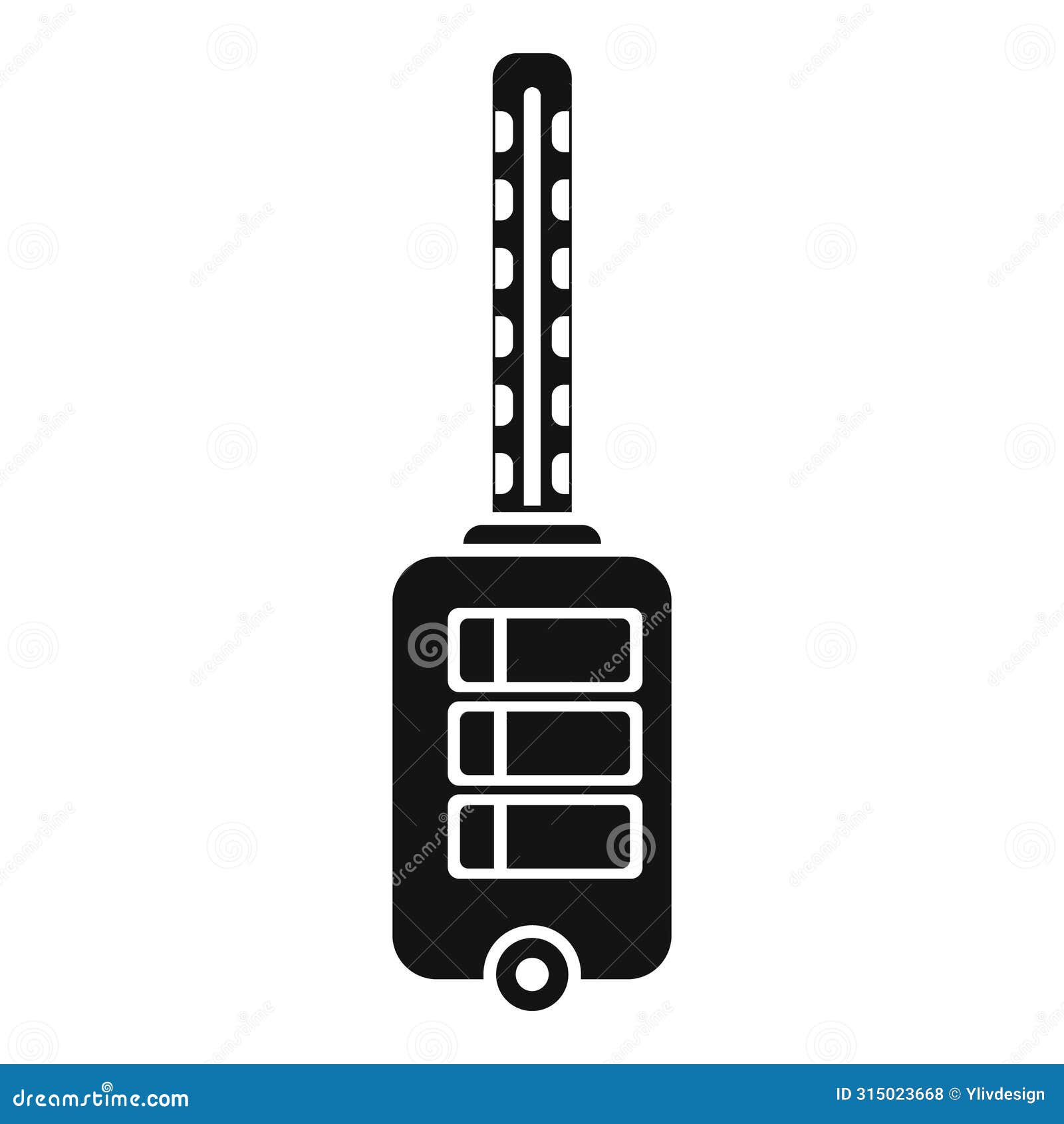 Smart Key Control Icon Simple Vector. Security Device Stock Vector ...