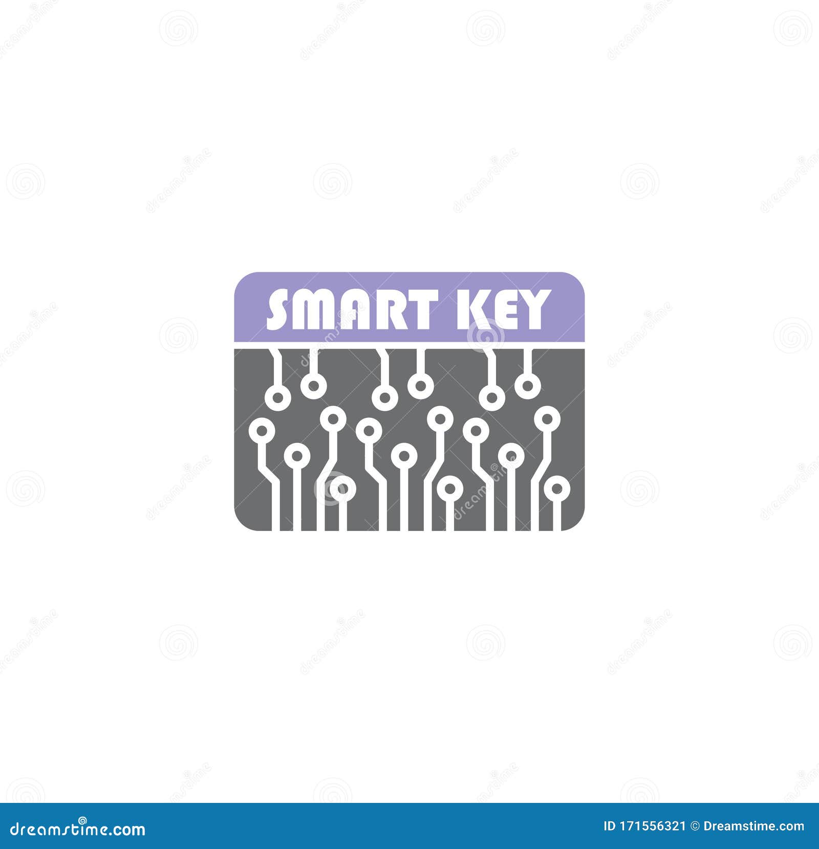 Smart Key Related Icon on Background for Graphic and Web Design ...