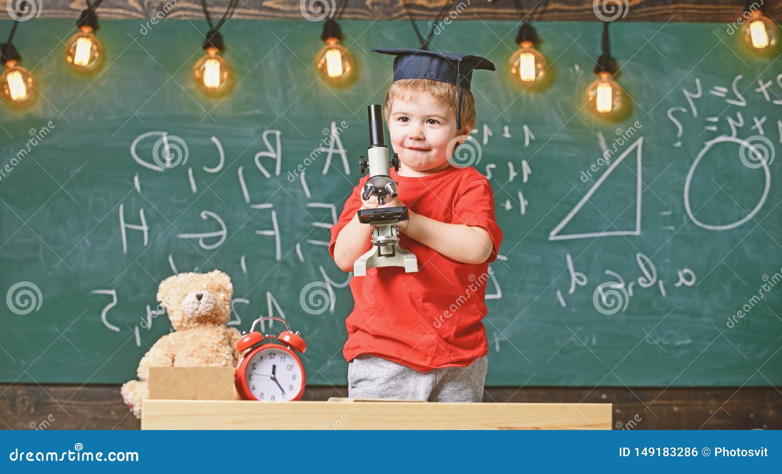 Smart Kid Concept. First Former Interested in Studying, Learning ...