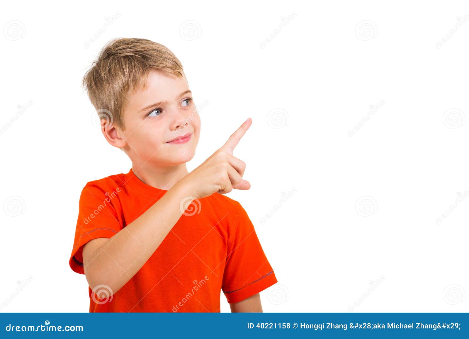 Smart kid pointing stock photo. Image of young, pointing - 40221158