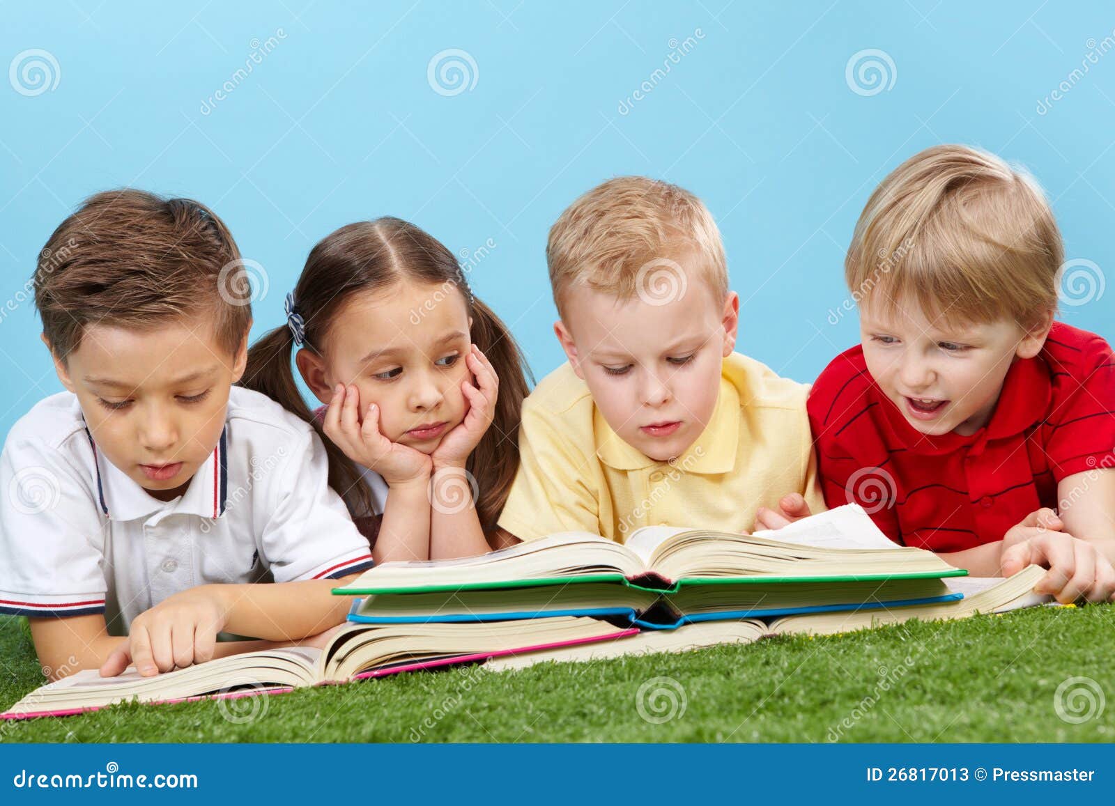 Smart kids stock image. Image of child, female, preschool - 26817013