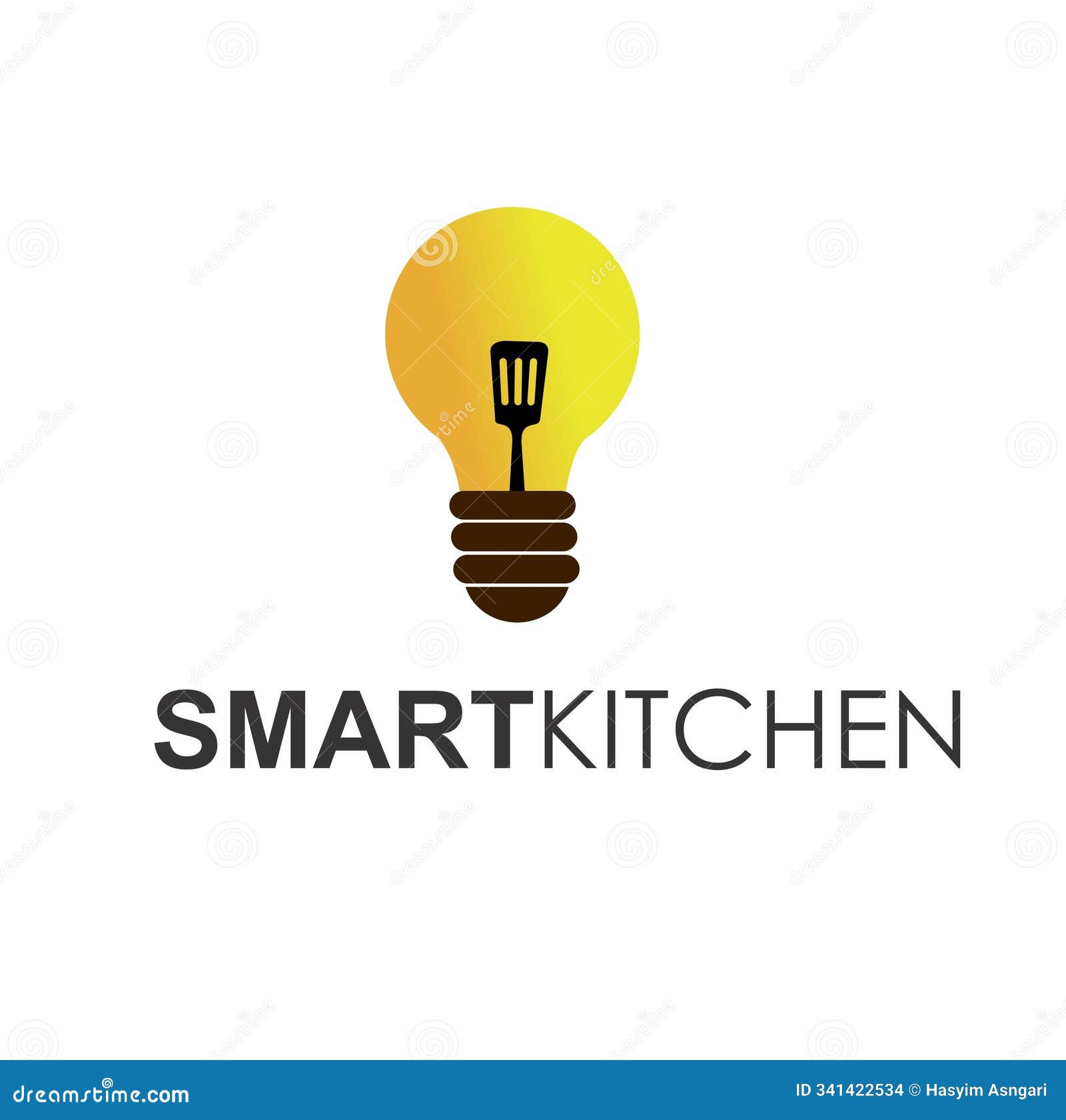 Smart Kitchen Logo Design Concept Stock Illustration - Illustration of ...