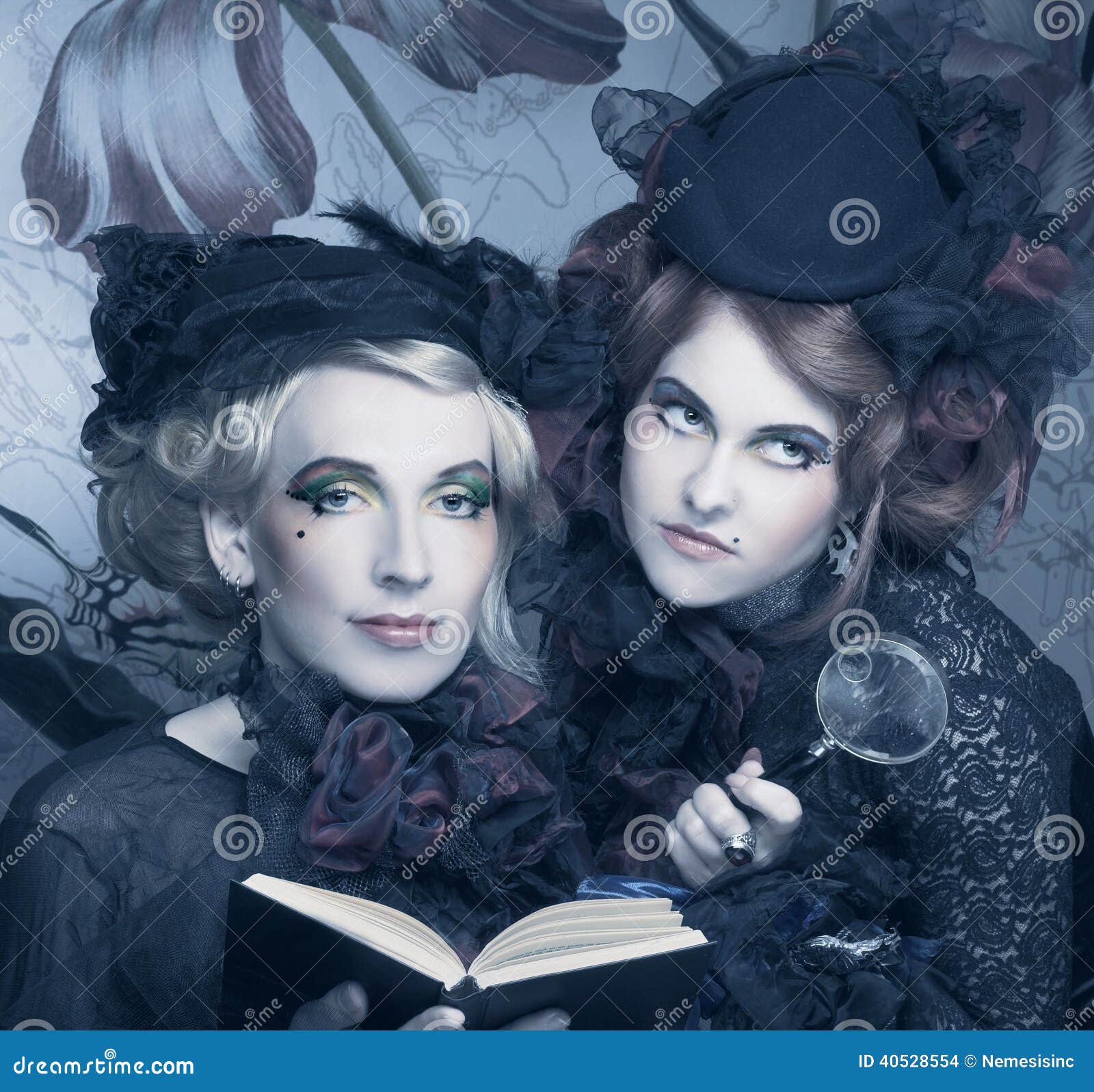 Smart ladies. stock photo. Image of attractive, loop - 40528554