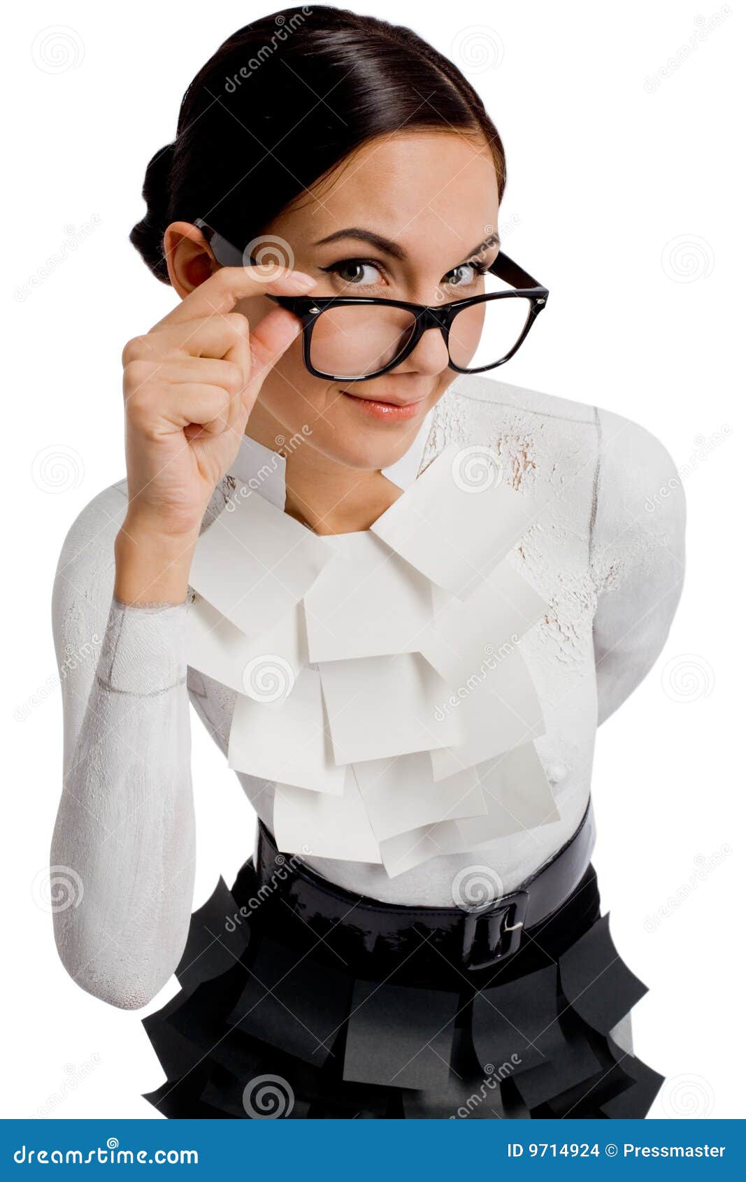 Smart lady stock photo. Image of coquette, caucasian, glance - 9714924