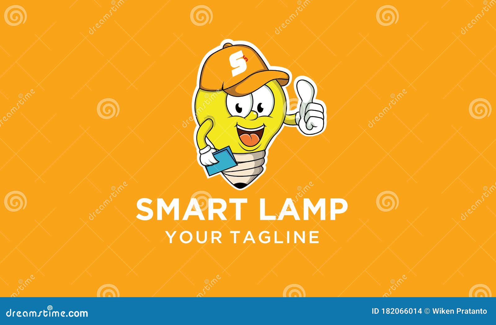 Smart Lamp Logo Stock Photo | CartoonDealer.com #106689318