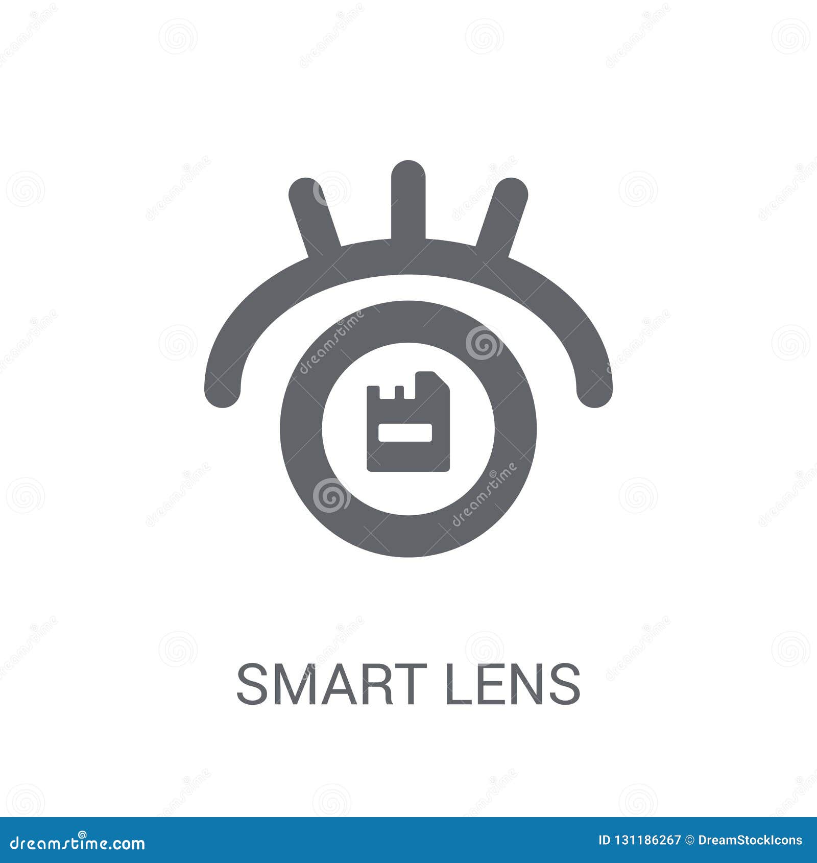 Smart Lens Icon. Trendy Smart Lens Logo Concept On White Background ...
