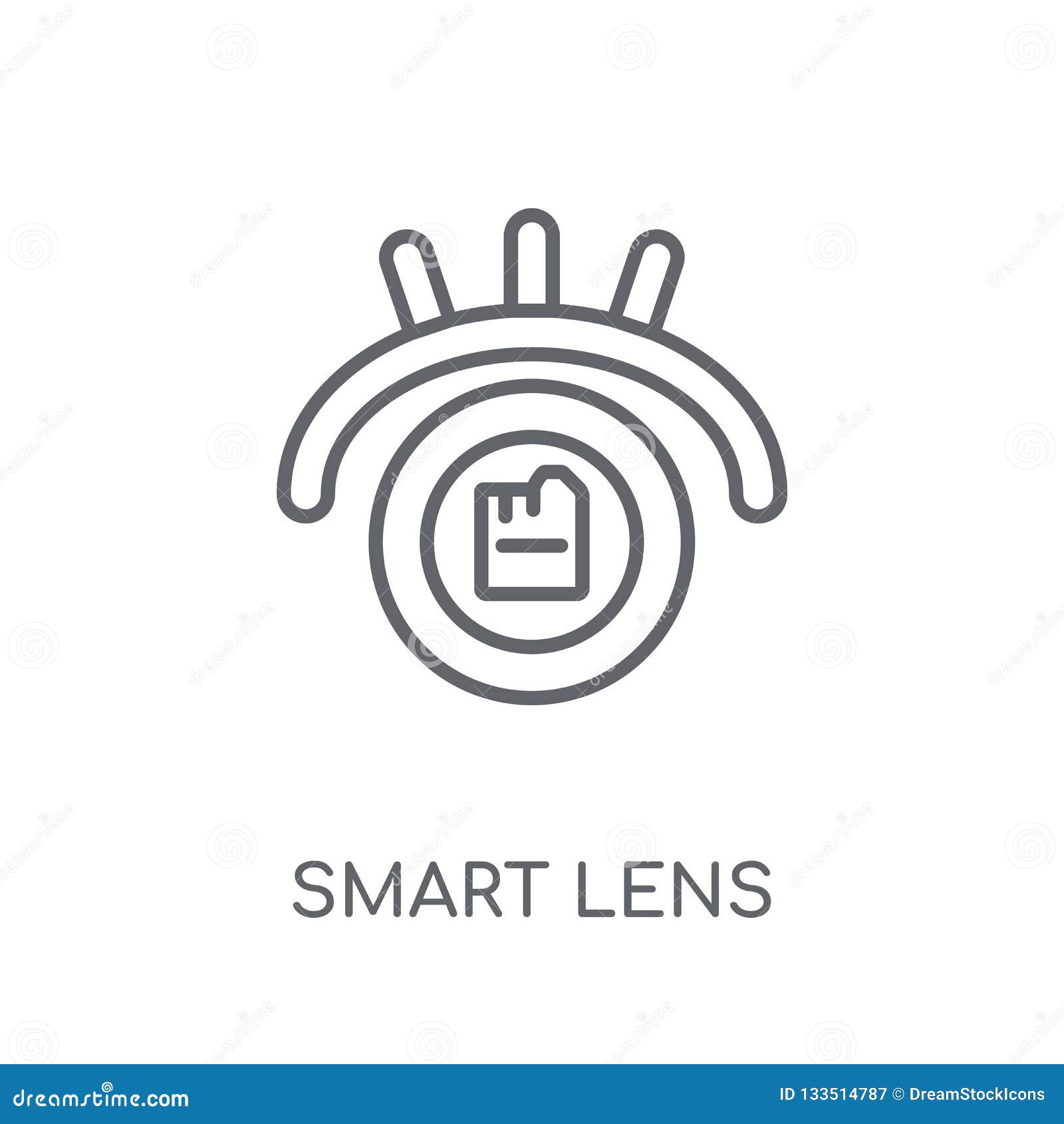 Smart Lens Icon. Trendy Smart Lens Logo Concept On White Background ...