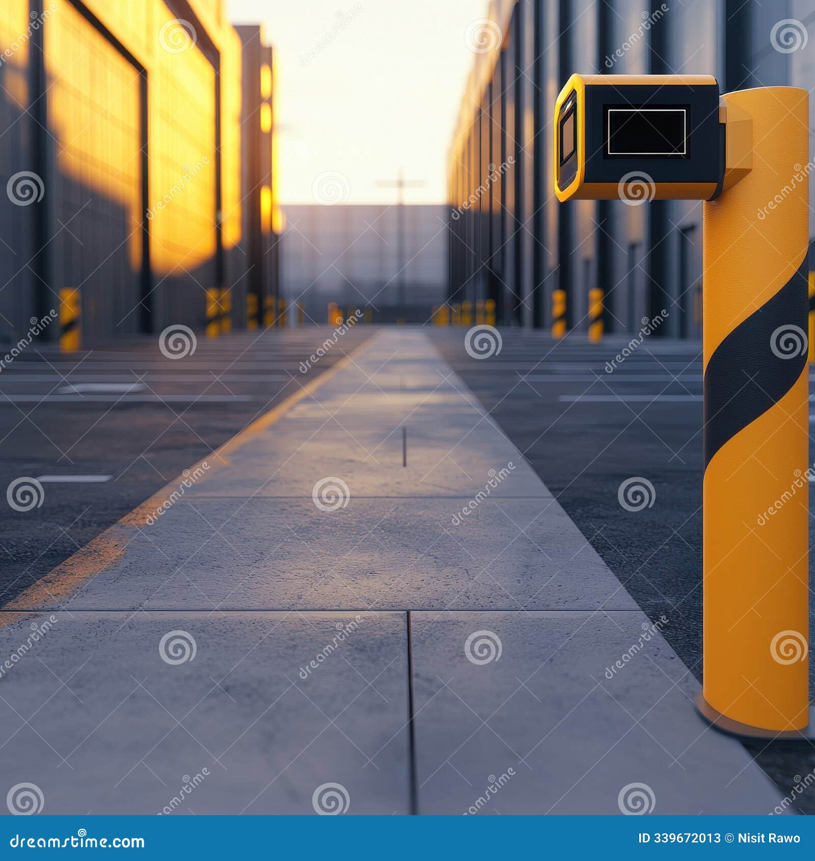 Smart License Plate Recognition System in Action Stock Image - Image of ...