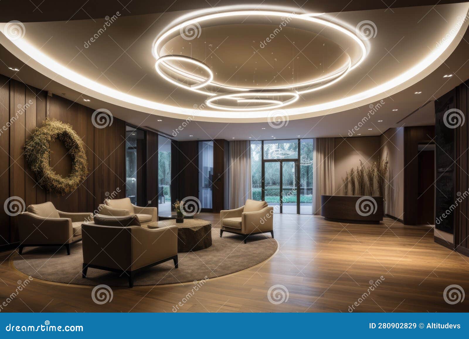 Smart Lighting Solution in Hotel Lobby, with Dramatic and Welcoming ...