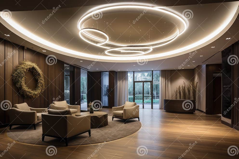 Smart Lighting Solution in Hotel Lobby, with Dramatic and Welcoming ...