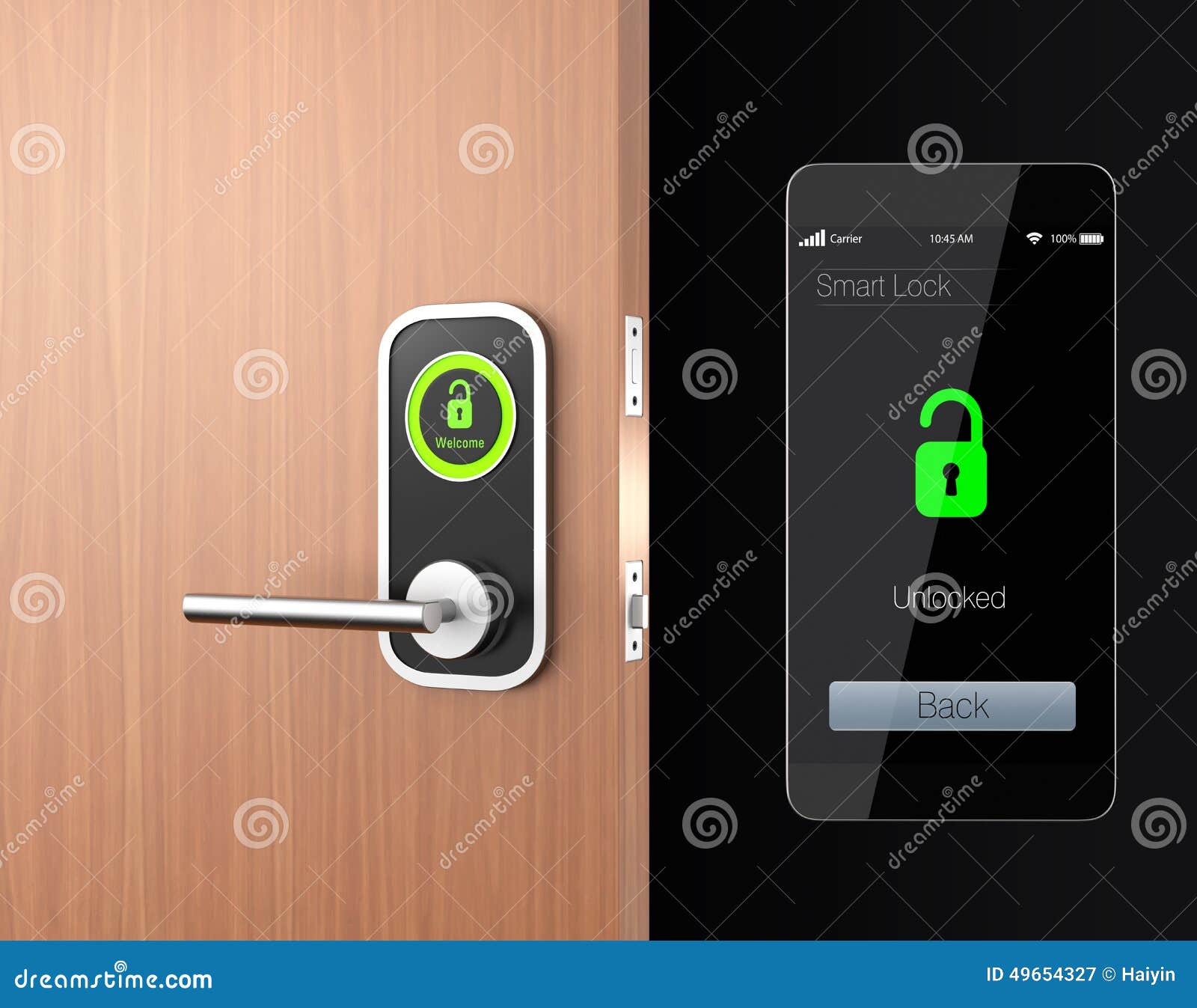 Smart Lock Icon. Trendy Smart Lock Logo Concept On White Background ...