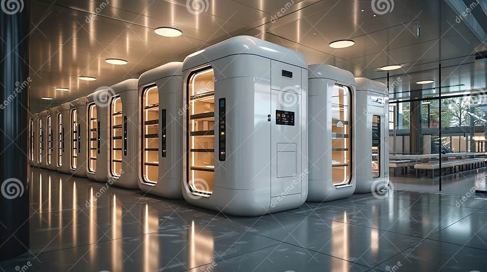 Smart Lockers Integrated with Advanced Technology Such As Biometric ...