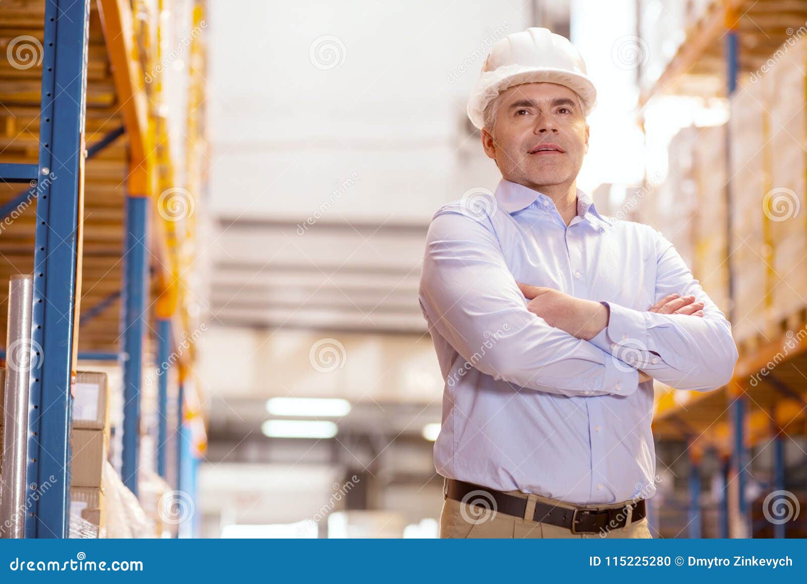 Smart Logistics Manager Being at Work Stock Photo - Image of market ...