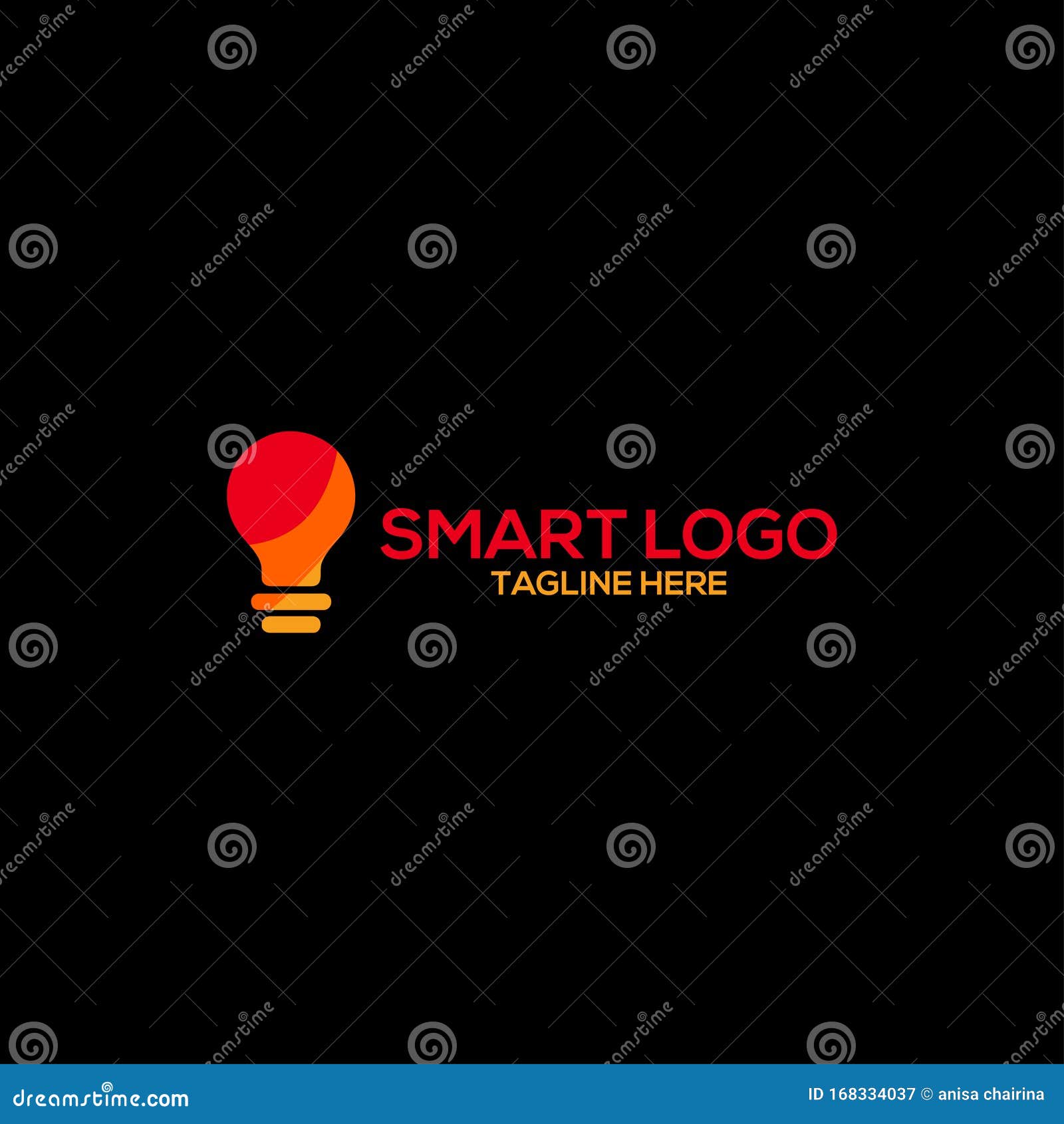 Smart Logo Design Vector with Shine and Unique Shape Stock Vector ...