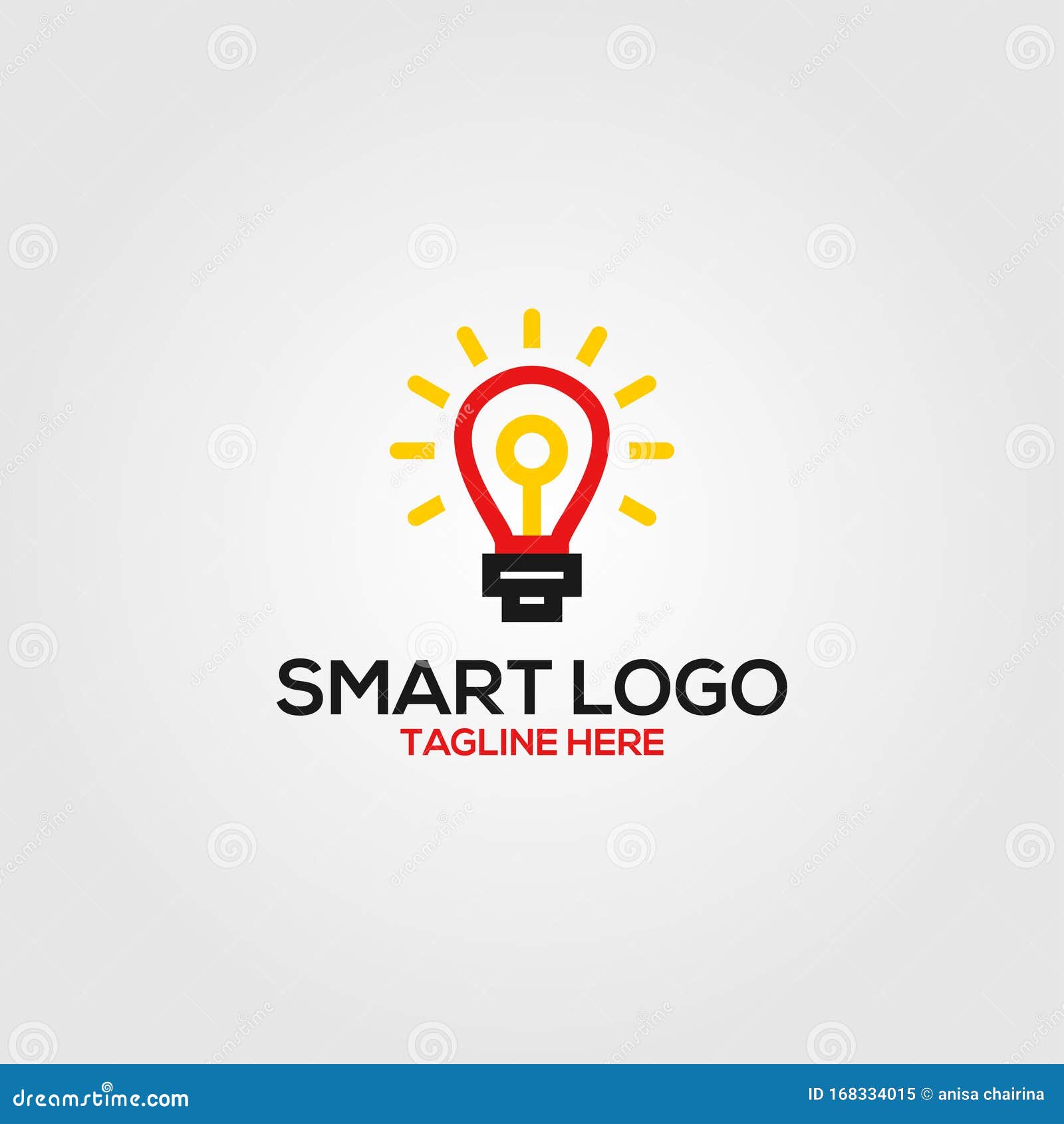 Smart Logo Design Vector with Shine and Unique Shape Stock Vector ...