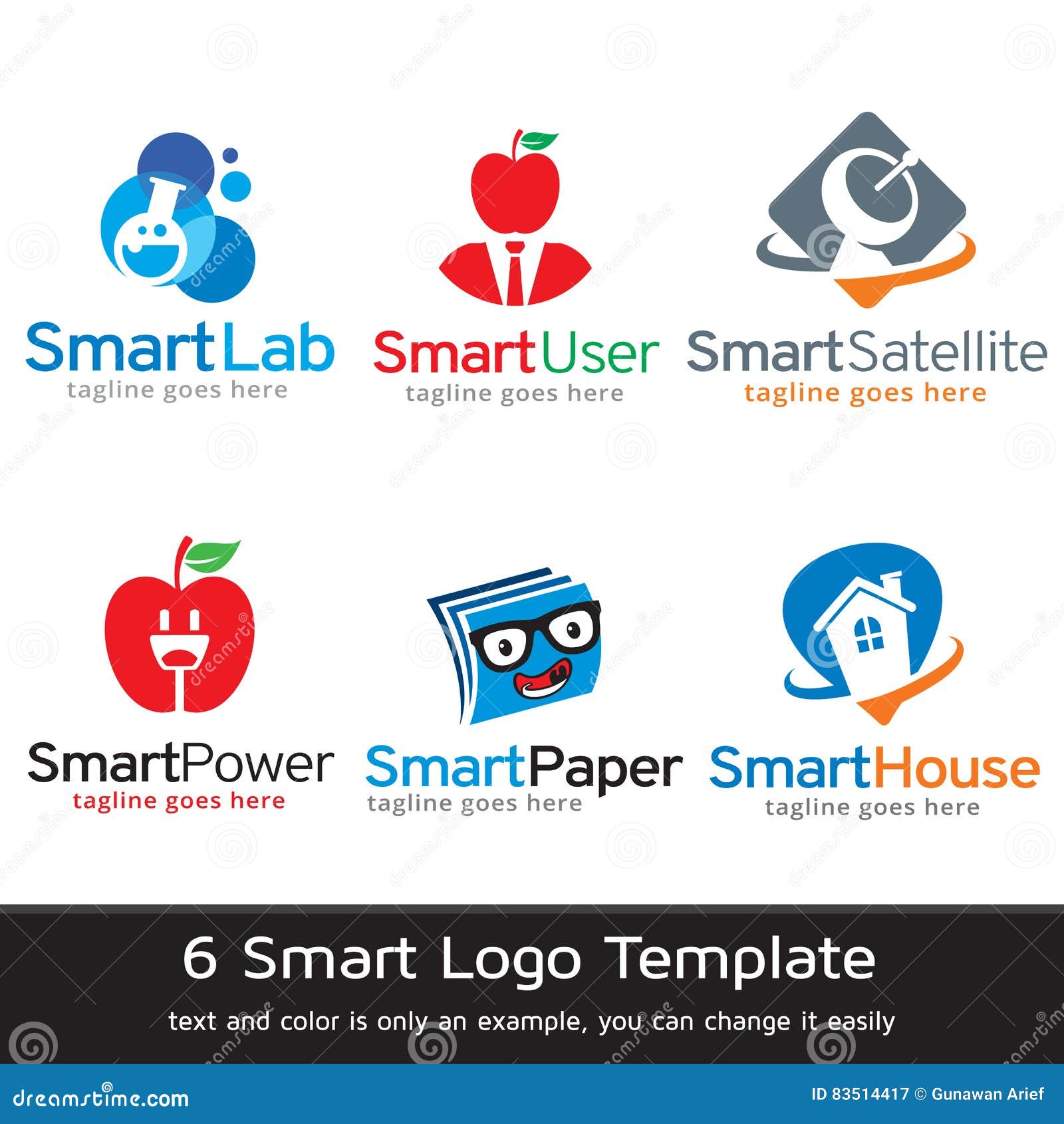 Smart Logo Template Design Vector Stock Vector - Illustration of icon ...