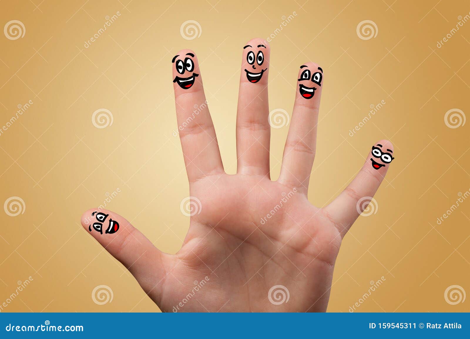Smart Looking Fingers Smiling Stock Image - Image of brainstorming ...