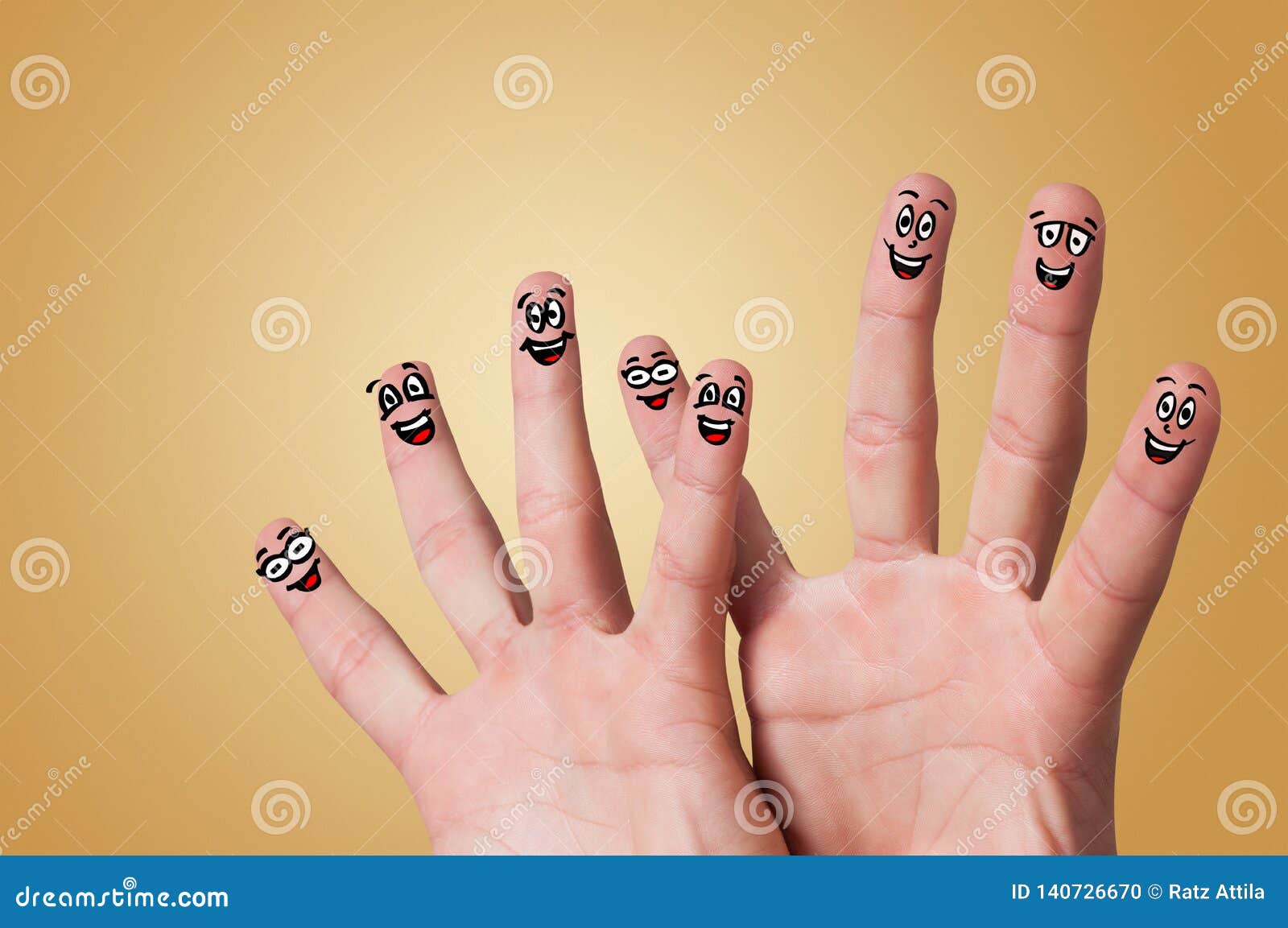 Smart Looking Fingers Smiling Stock Photo - Image of face, glasses ...