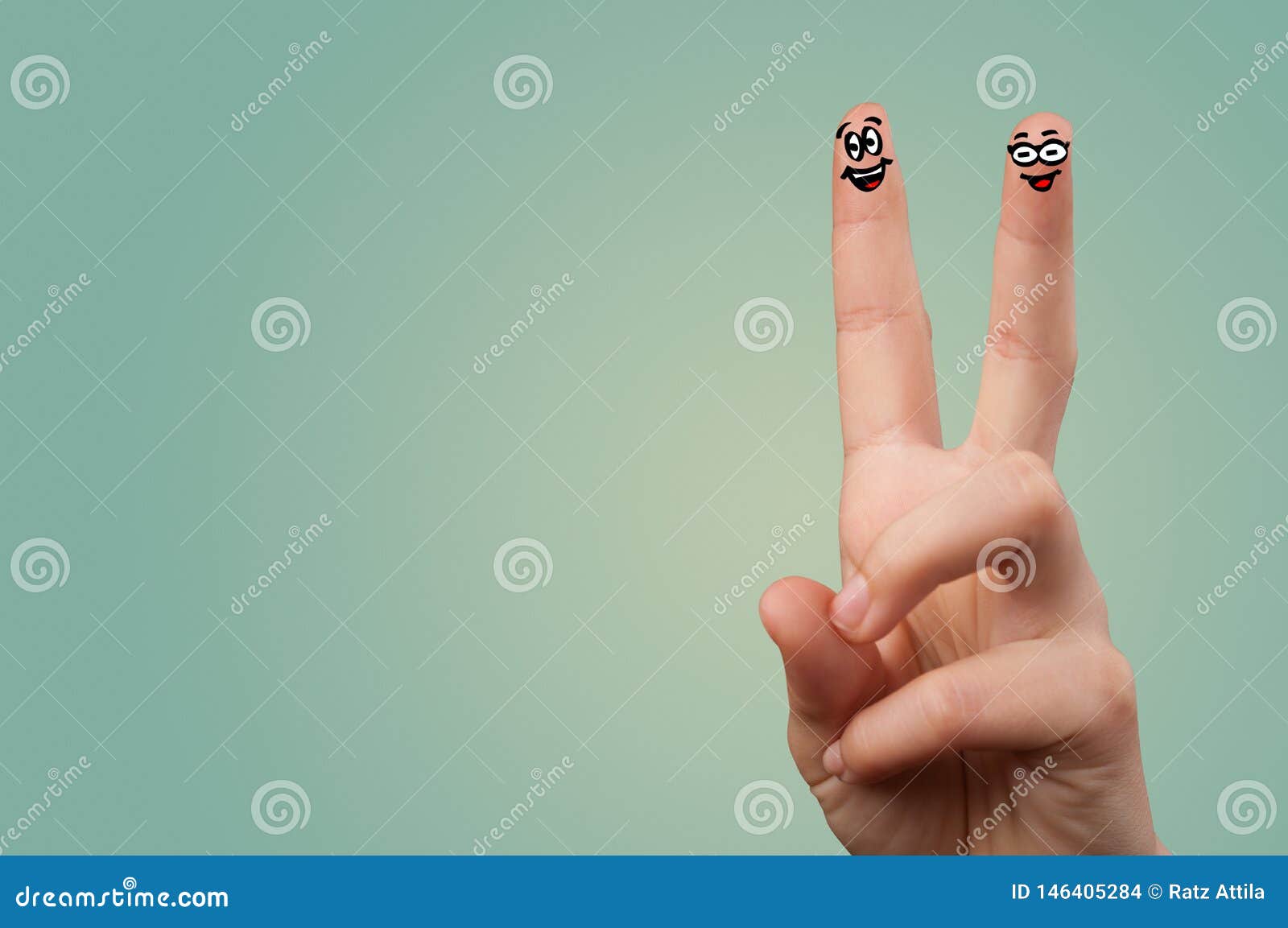 Smart Looking Fingers Smiling Stock Photo - Image of daycare, blue ...