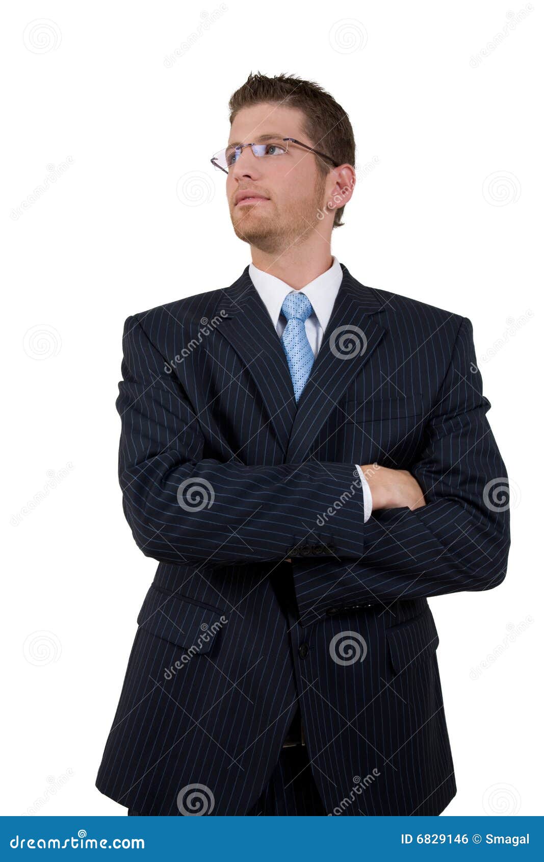 Smart man stock photo. Image of isolated, occupation, businessman - 6829146