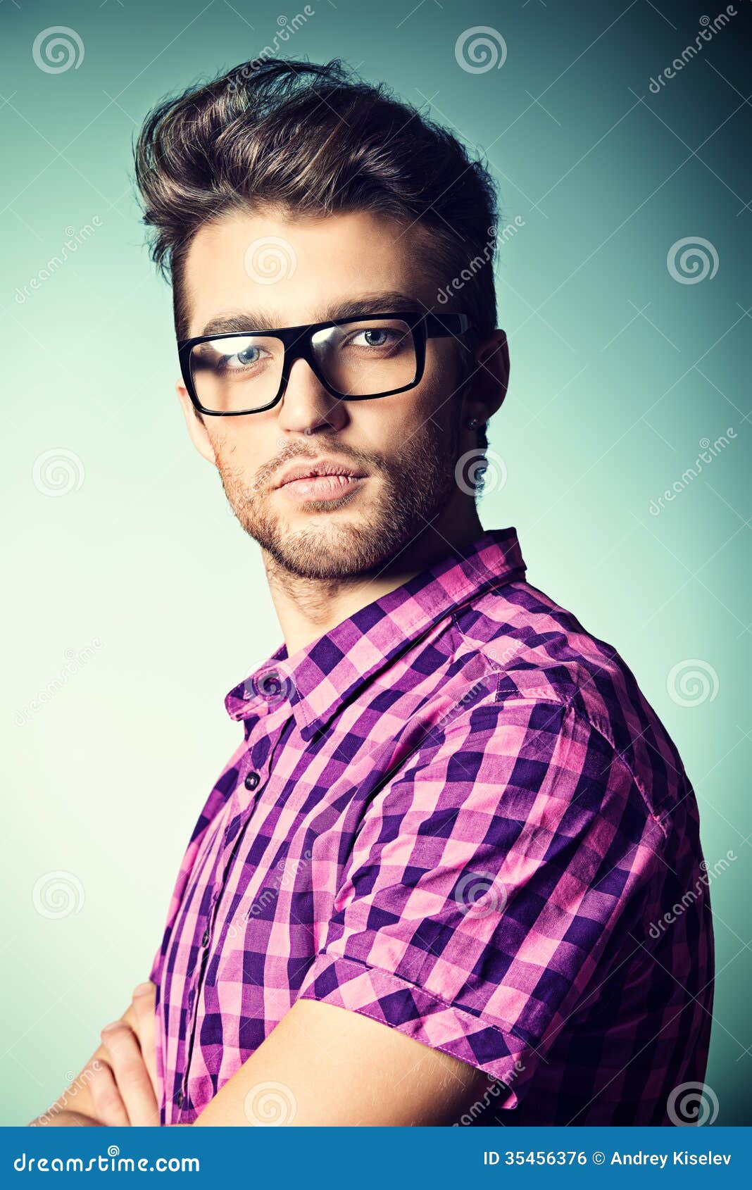 Smart man stock photo. Image of human, eyewear, face - 35456376