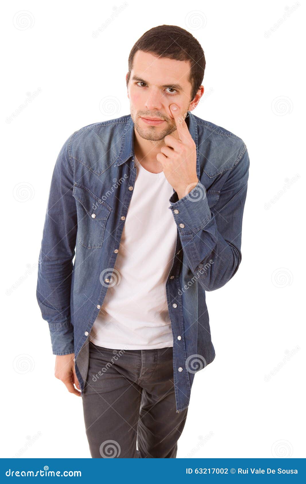 Smart man stock photo. Image of happy, portrait, looking - 63217002