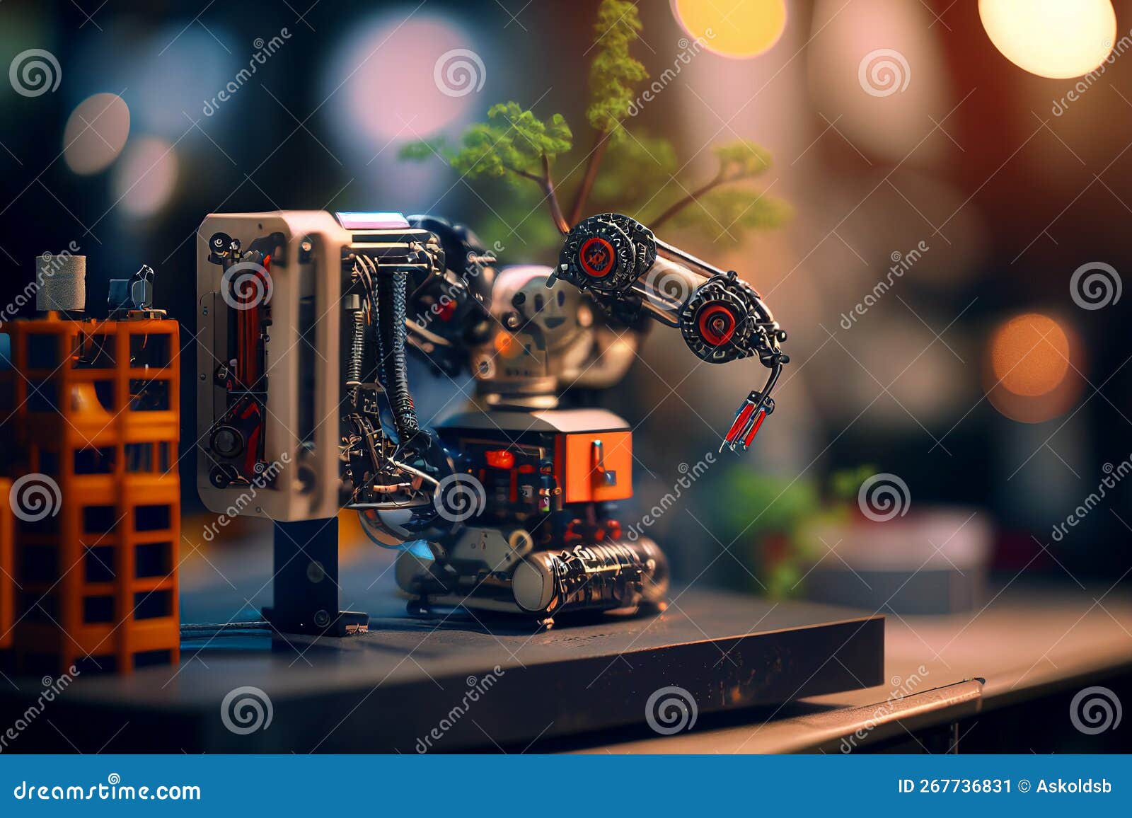 Smart Manufacturing Robots in Factory, IoT, AI Generated Realistic ...