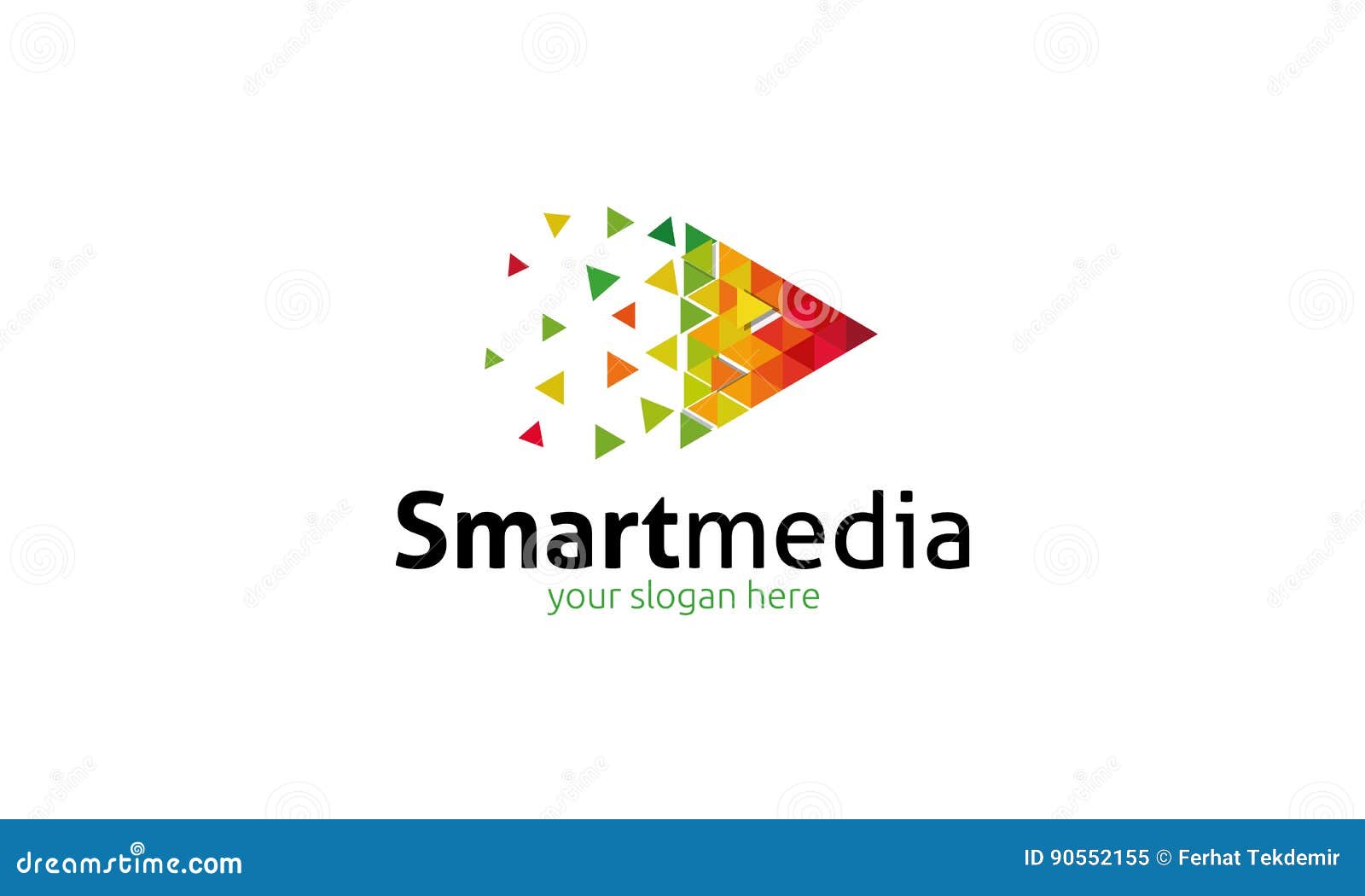 Smart Media Logo stock illustration. Illustration of design - 90552155