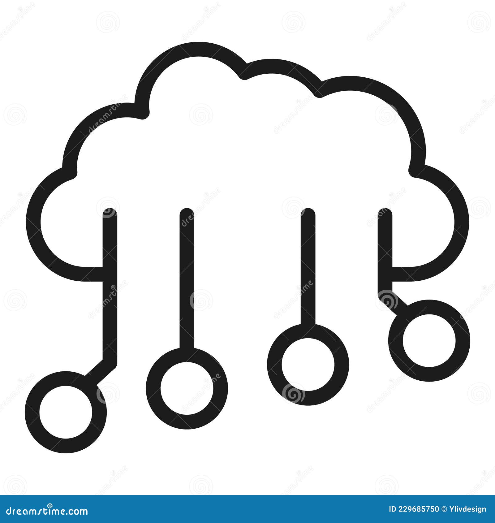 Smart Memory Icon Outline Vector. Head Brain Stock Vector ...