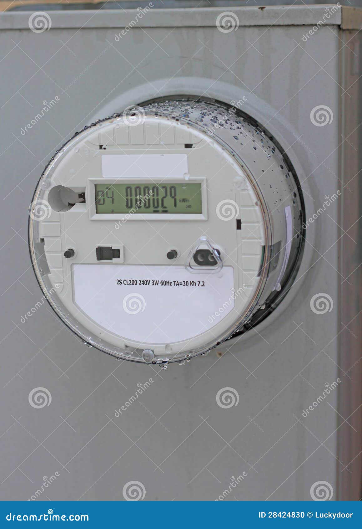 Smart Meter stock photo. Image of exterior, electric - 28424830
