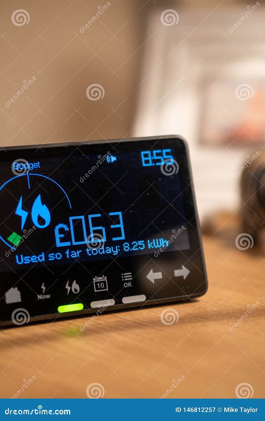 Home Smart Meter stock image. Image of gauge, bill, electrical - 146812257