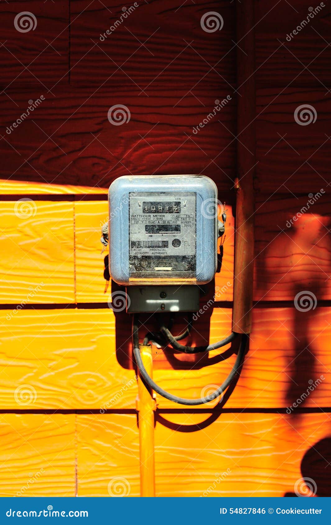 An Smart Meter in Soft Light Stock Photo - Image of generation ...