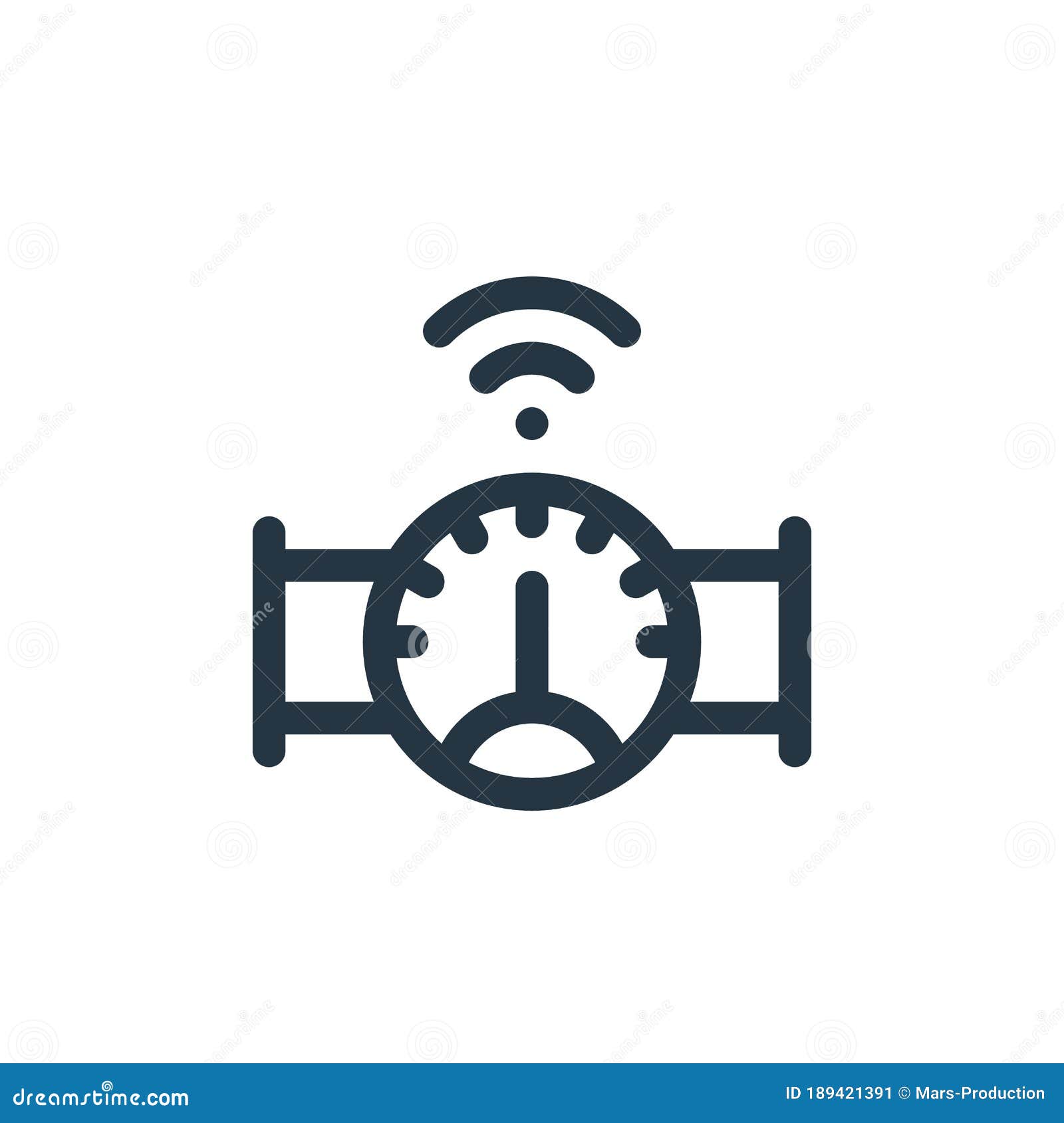 Smart Meter Vector Icon Isolated on White Background. Outline, Thin ... Smart Meter Vector Icon Isolated on White Background. Outline, Thin ...