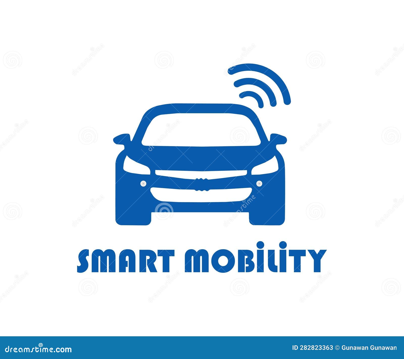 SMART MOBILITY stock vector. Illustration of urban, vector - 282823363