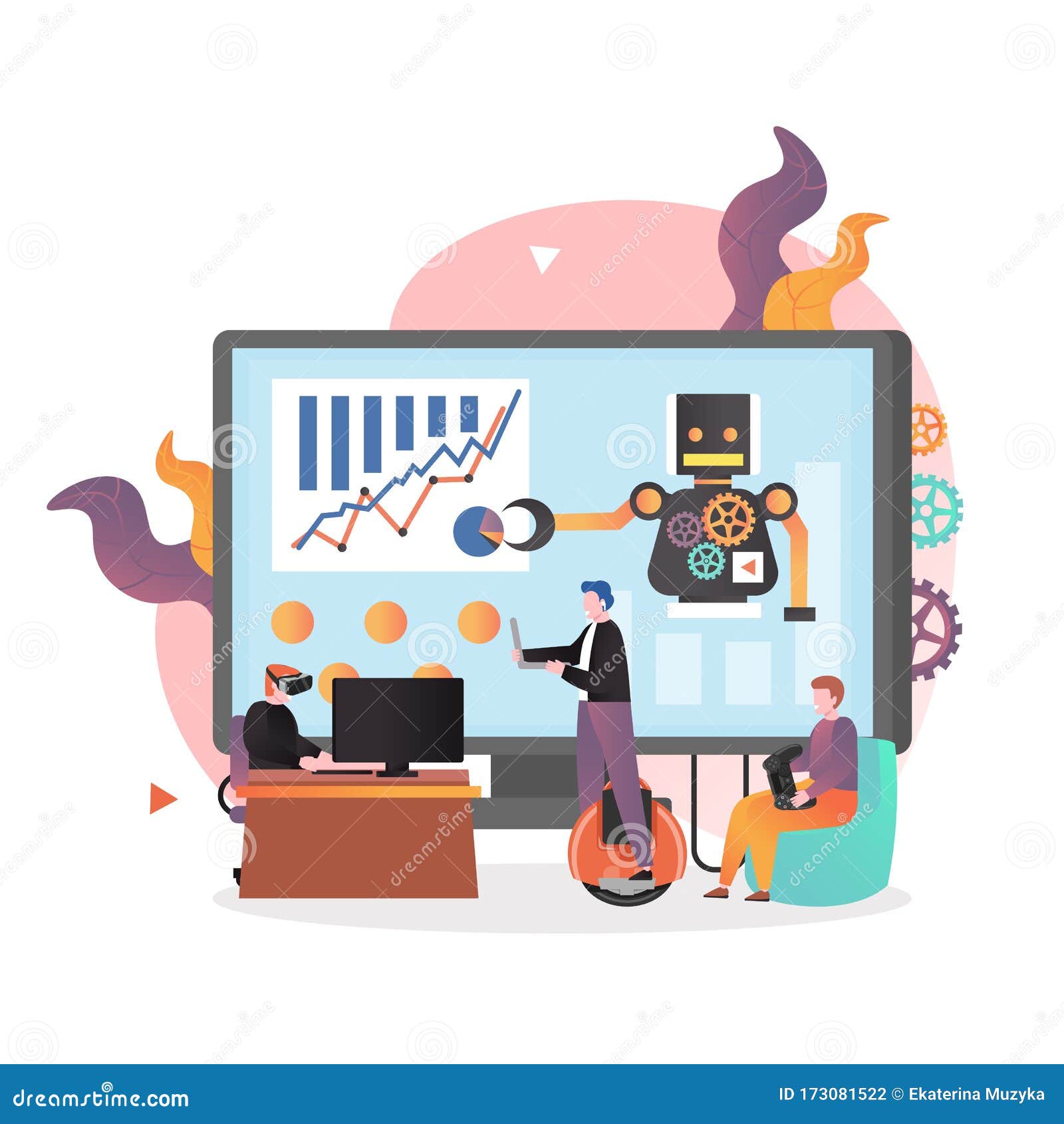 Smart Modern Gadgets Vector Concept for Web Banner, Website Page Stock ...