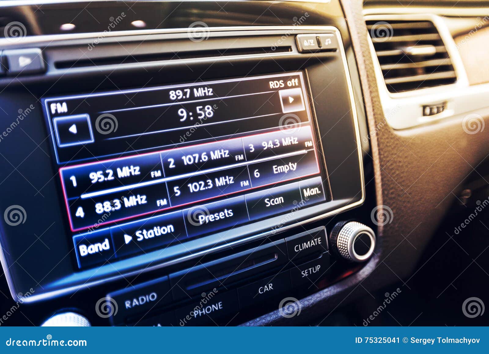 Smart Multimedia Touchscreen System Stock Image - Image of contemporary ...