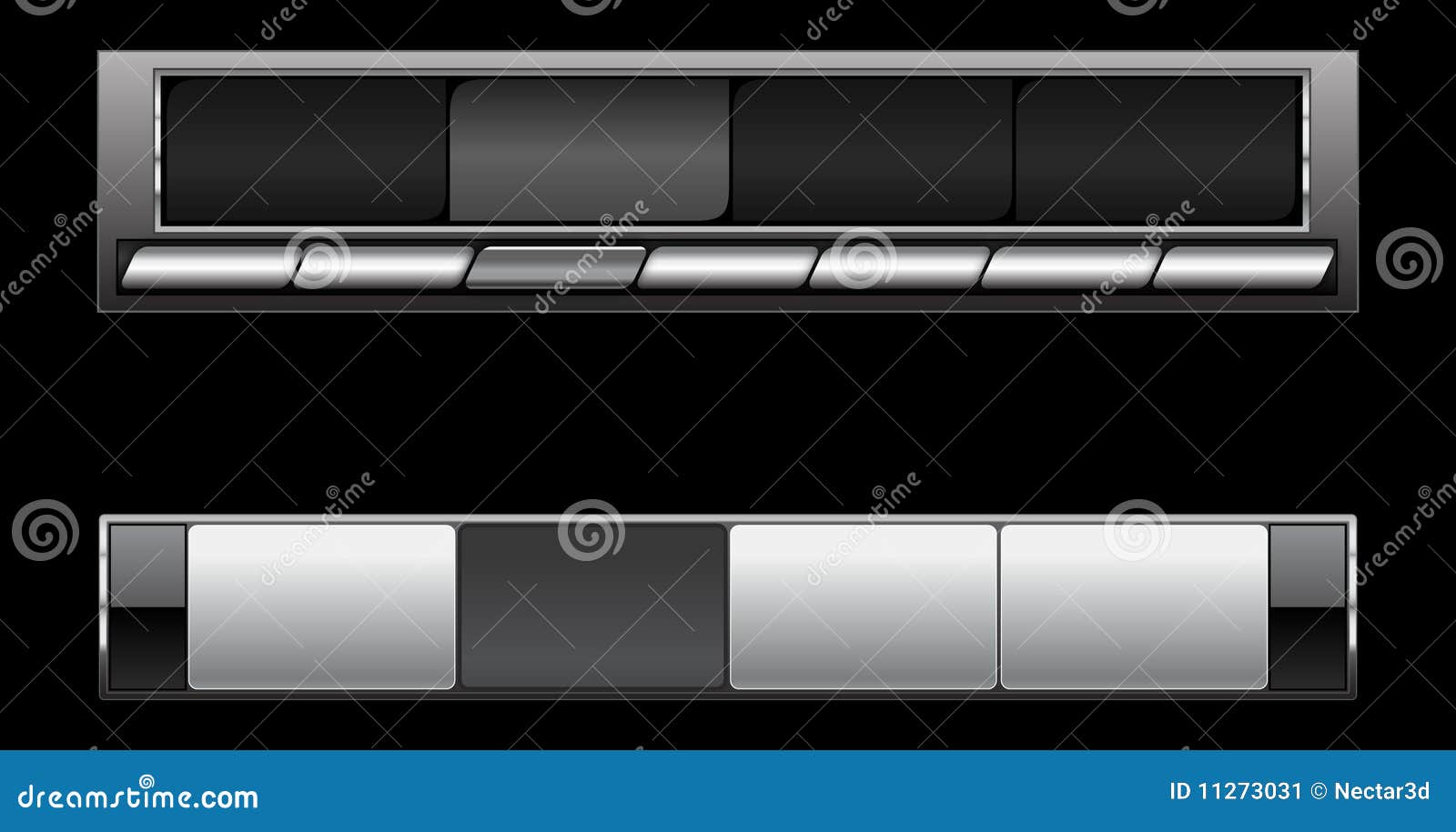 Smart navigation bars stock vector. Illustration of computer - 11273031