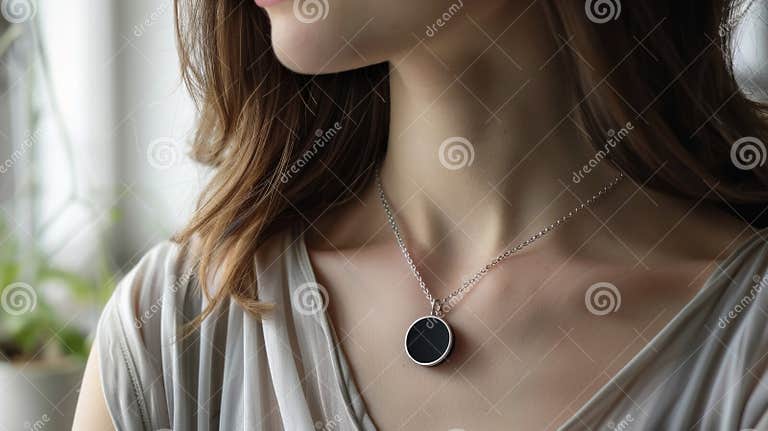 A Smart Necklace with a Sensor that Tracks Sleep Patterns and Sends ...