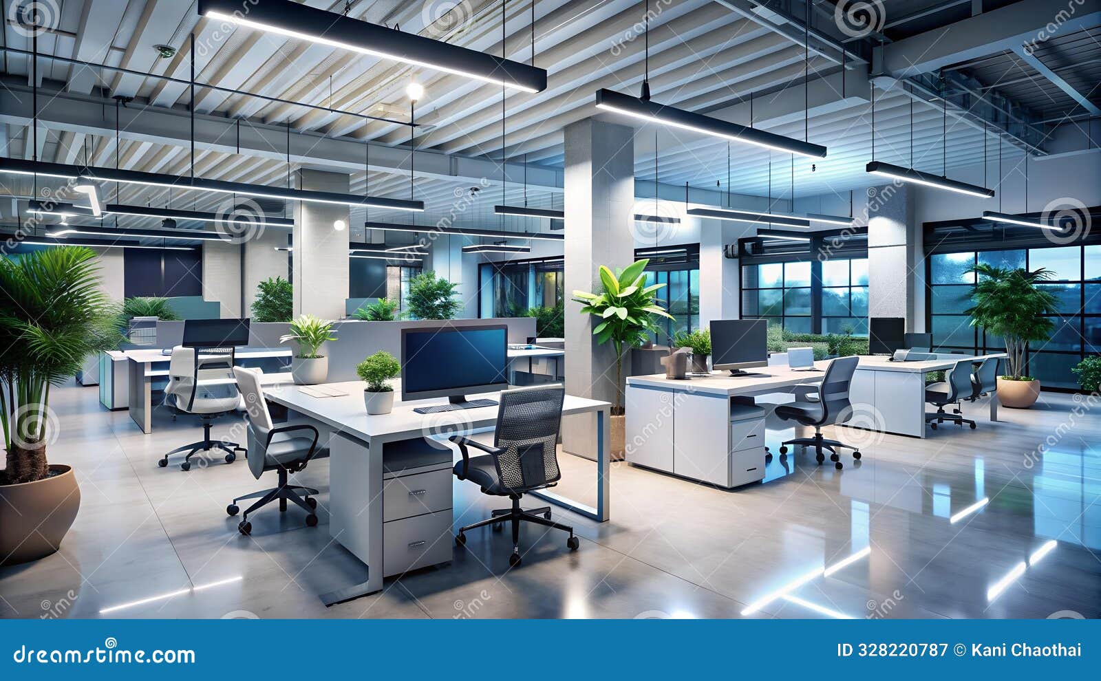 The Smart Office an Open Plan Workspace with AI-Controlled Environment ...