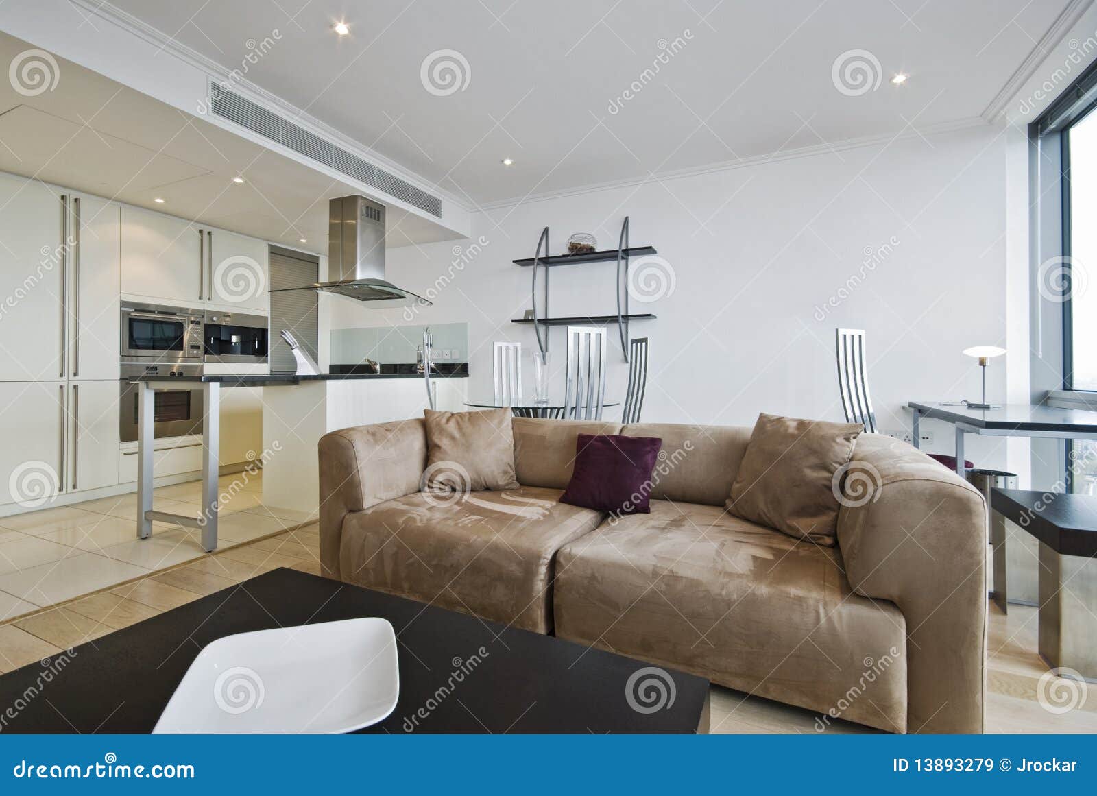 Smart Open Plan Lounge Stock Photography | CartoonDealer.com #10095320