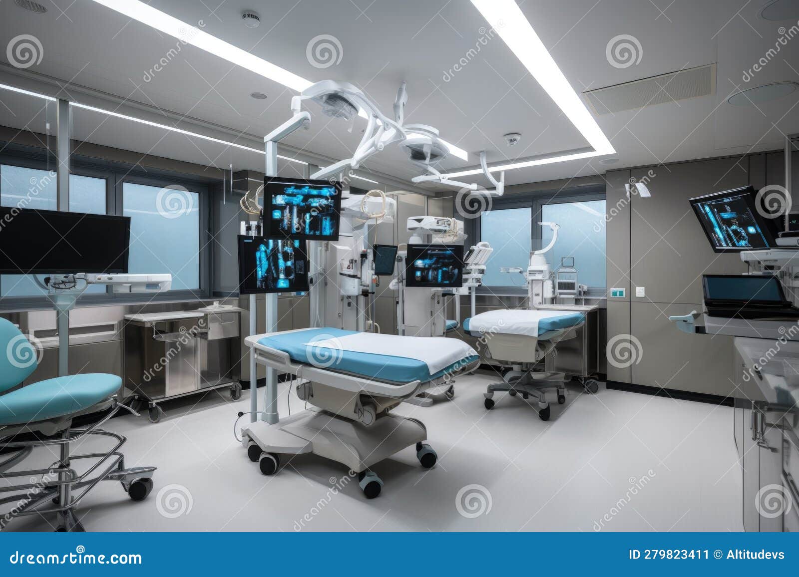 Smart Operating Room, Equipped with Advanced Surgical Tools and ...