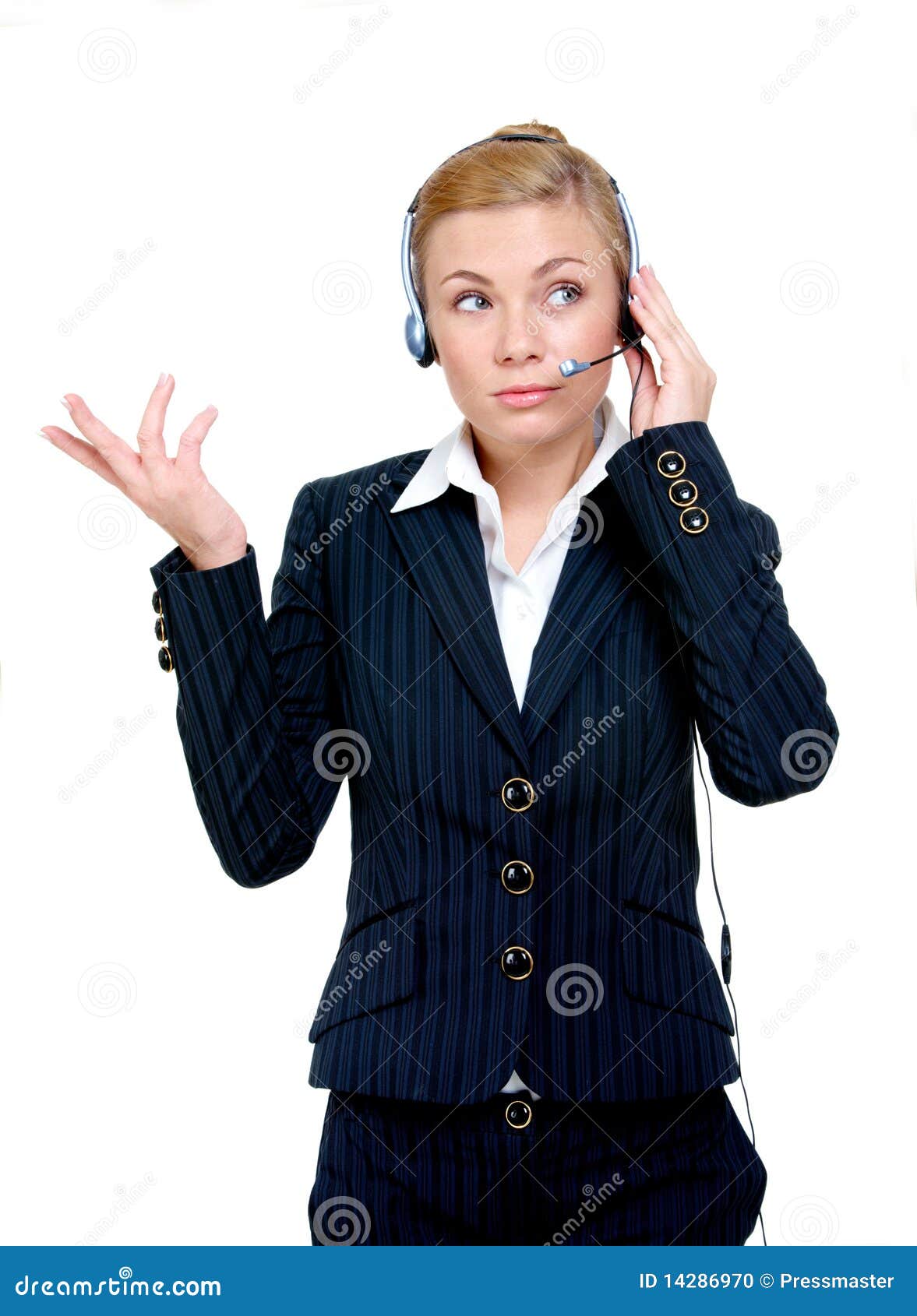 Smart operator stock photo. Image of confident, contemporary - 14286970