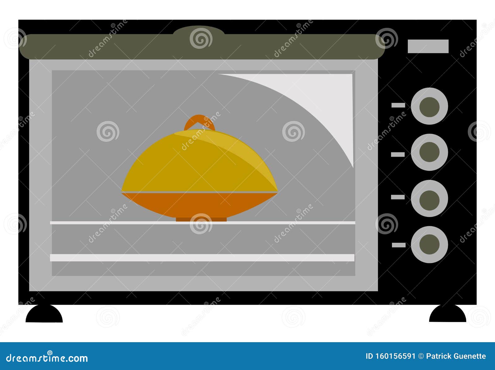 Smart Oven Icon Vector From Smart Home Devices Concept. Thin Line ...
