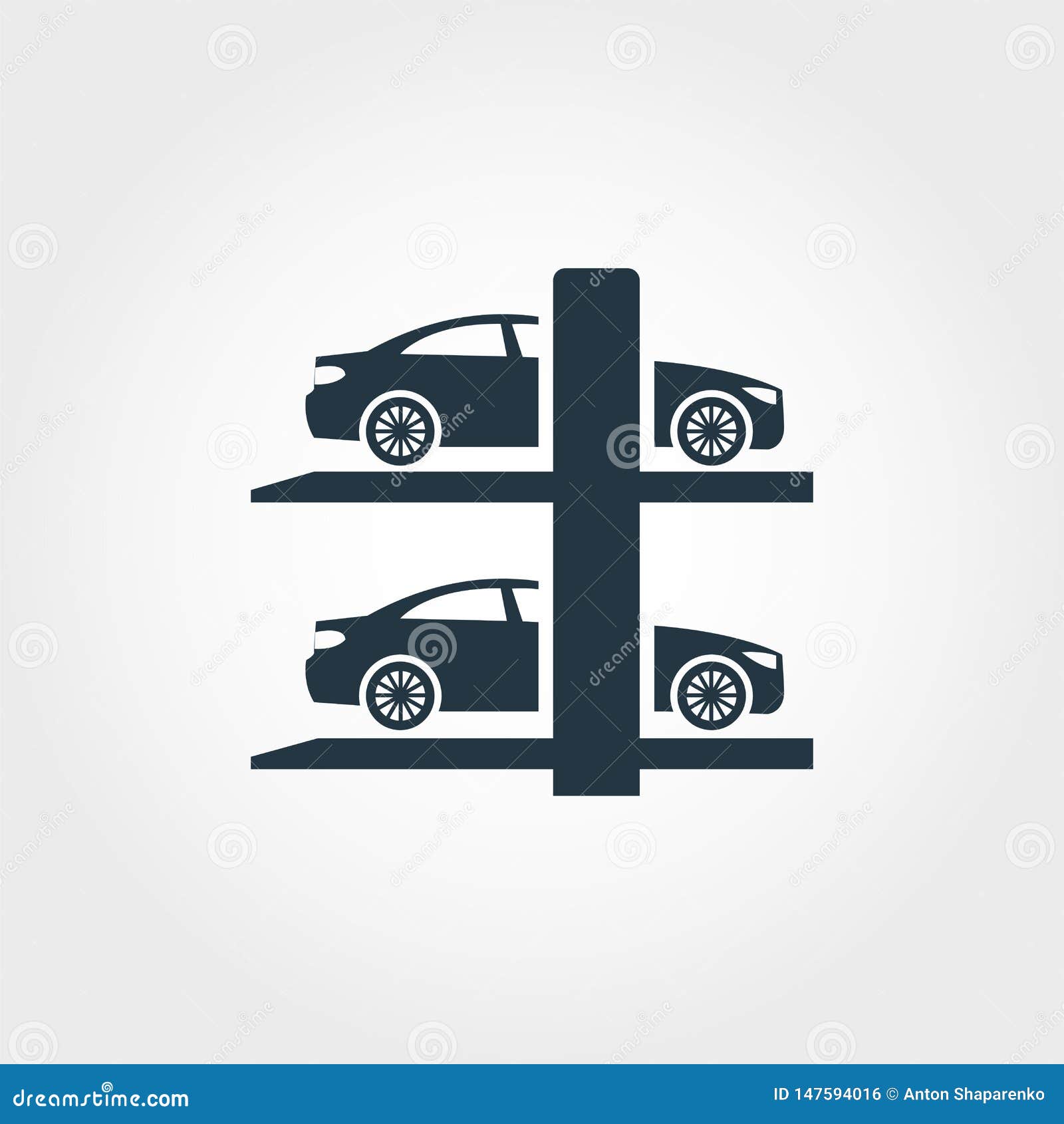 Smart Parking Icon. Monochrome Creative Design from Smart Devices Icon ...