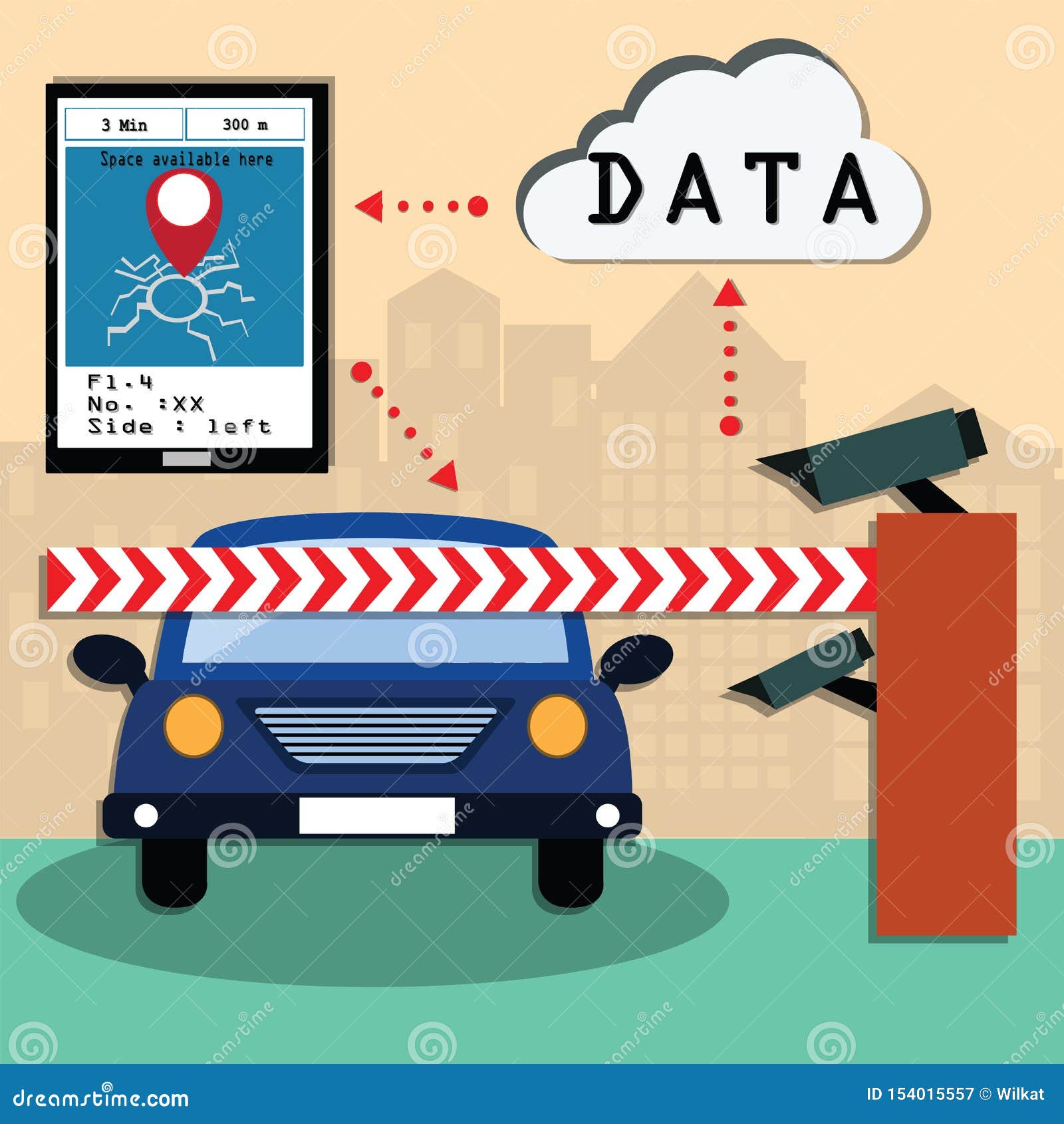 Smart Parking Lot Guidance System With Overhead Indicators, Intelligent ...