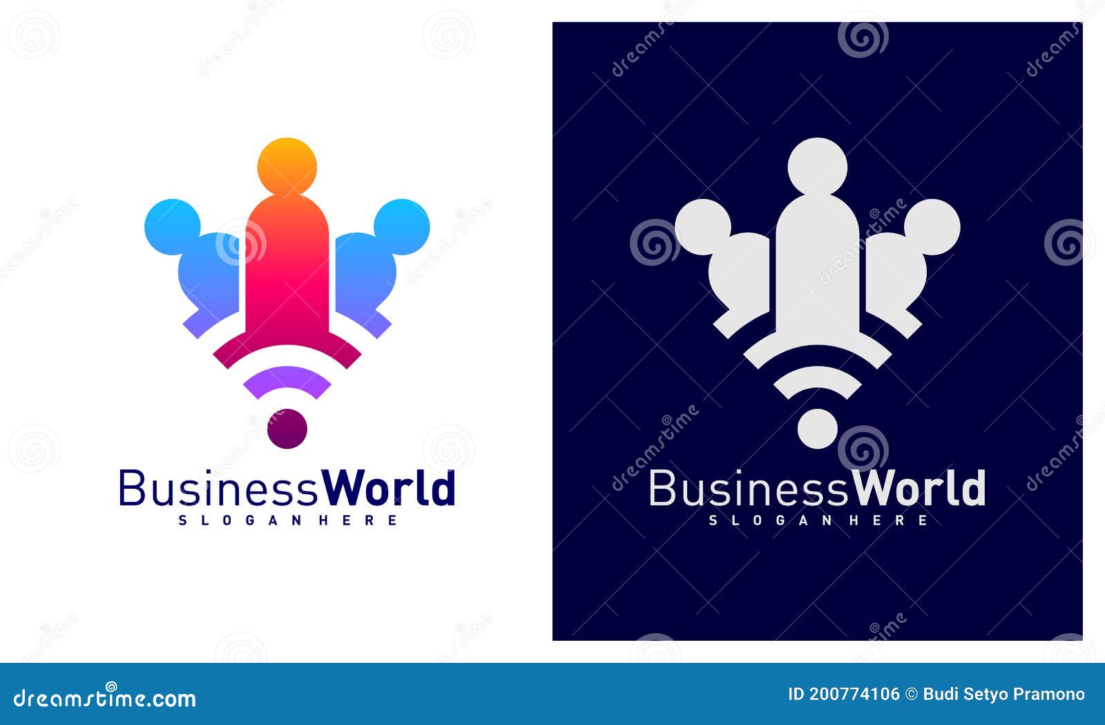 Smart People Logo Design Vector, Colorful Smart Logo Design Template ...