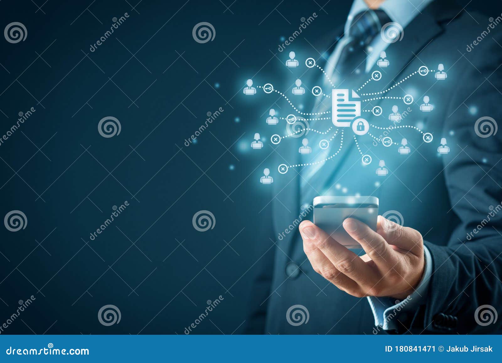 Smart Phone App for Data Management Stock Image - Image of corporate ...