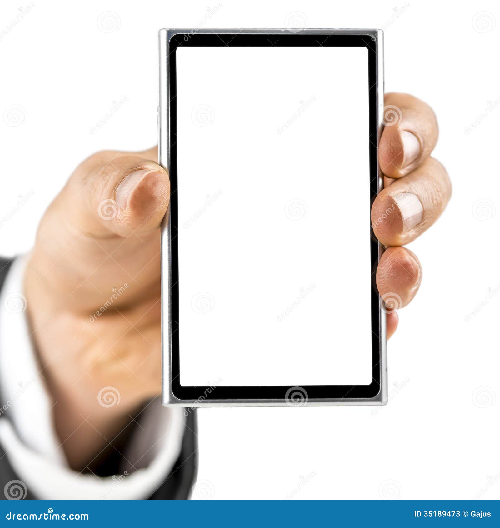 Smart Phone with Blank Screen Stock Image - Image of touchscreen, smart ...
