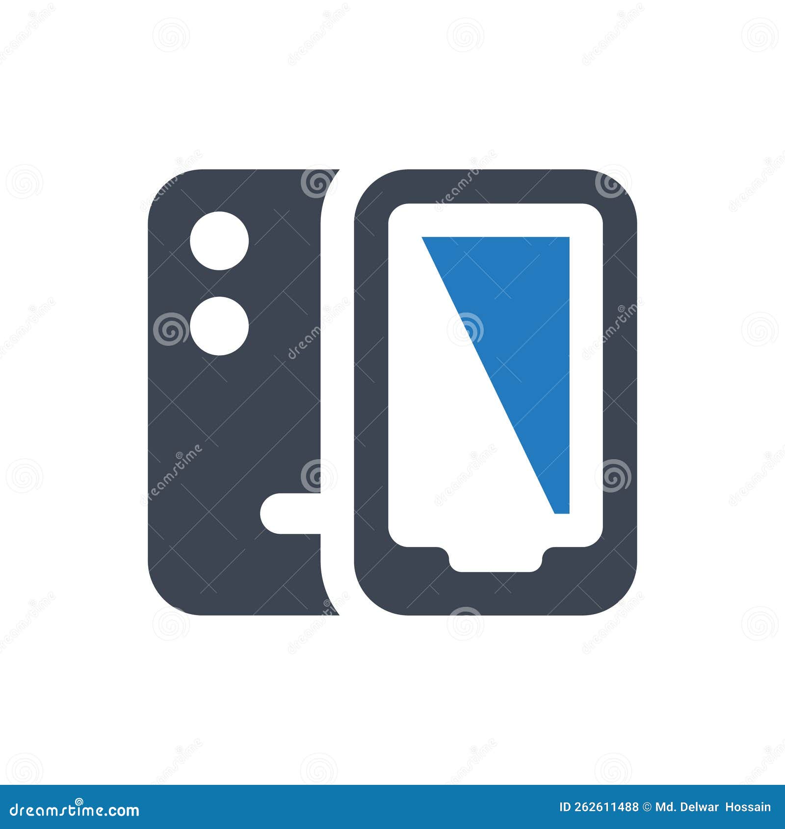 Smart phone camera icon stock vector. Illustration of phone - 262611488