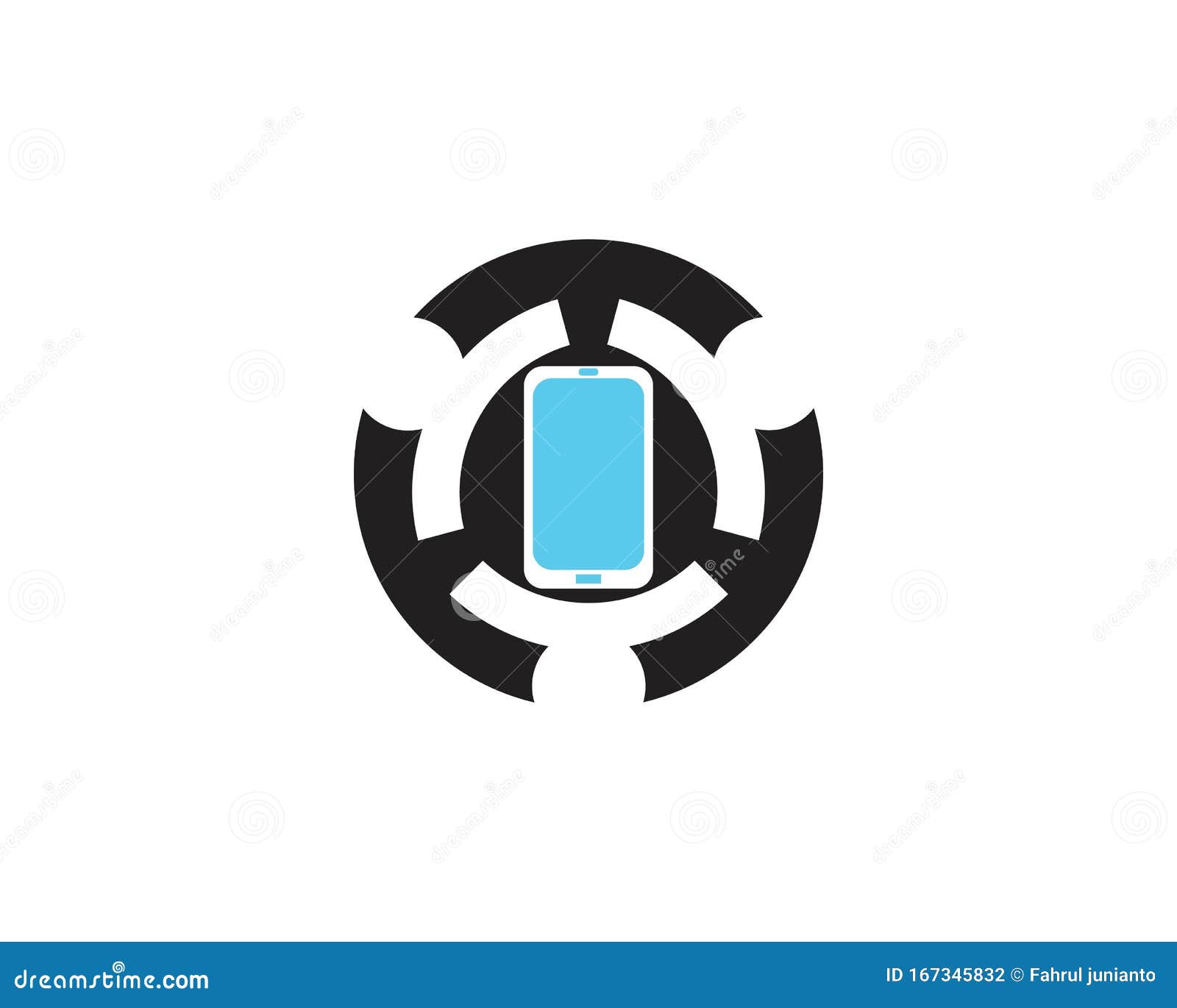 Smart Phone Connectivity Icon Logo Design Template Stock Vector ...